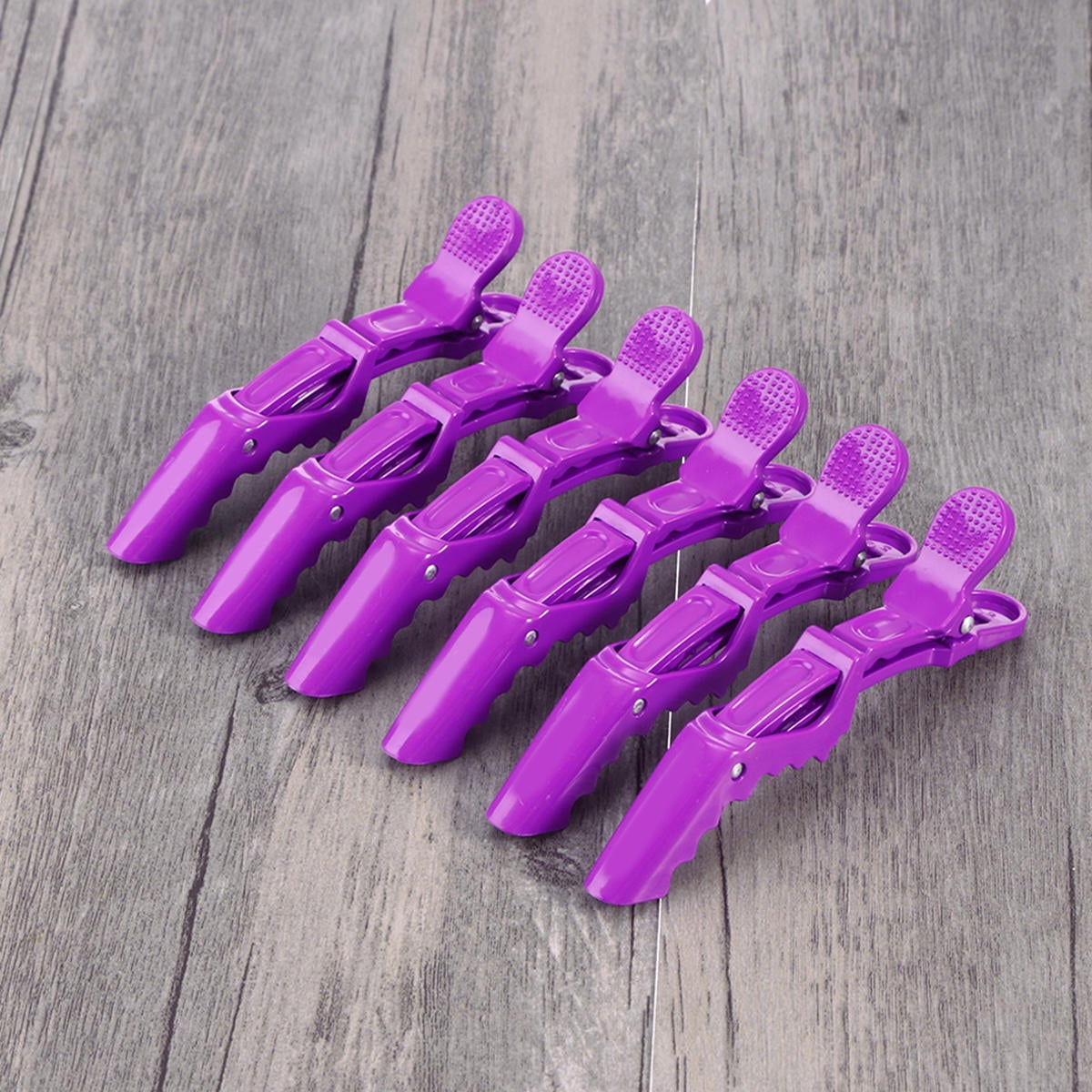 LOLIPPYY 6Pcs Plastic Hair Salon Clips Sectioning Clips for Hair ...