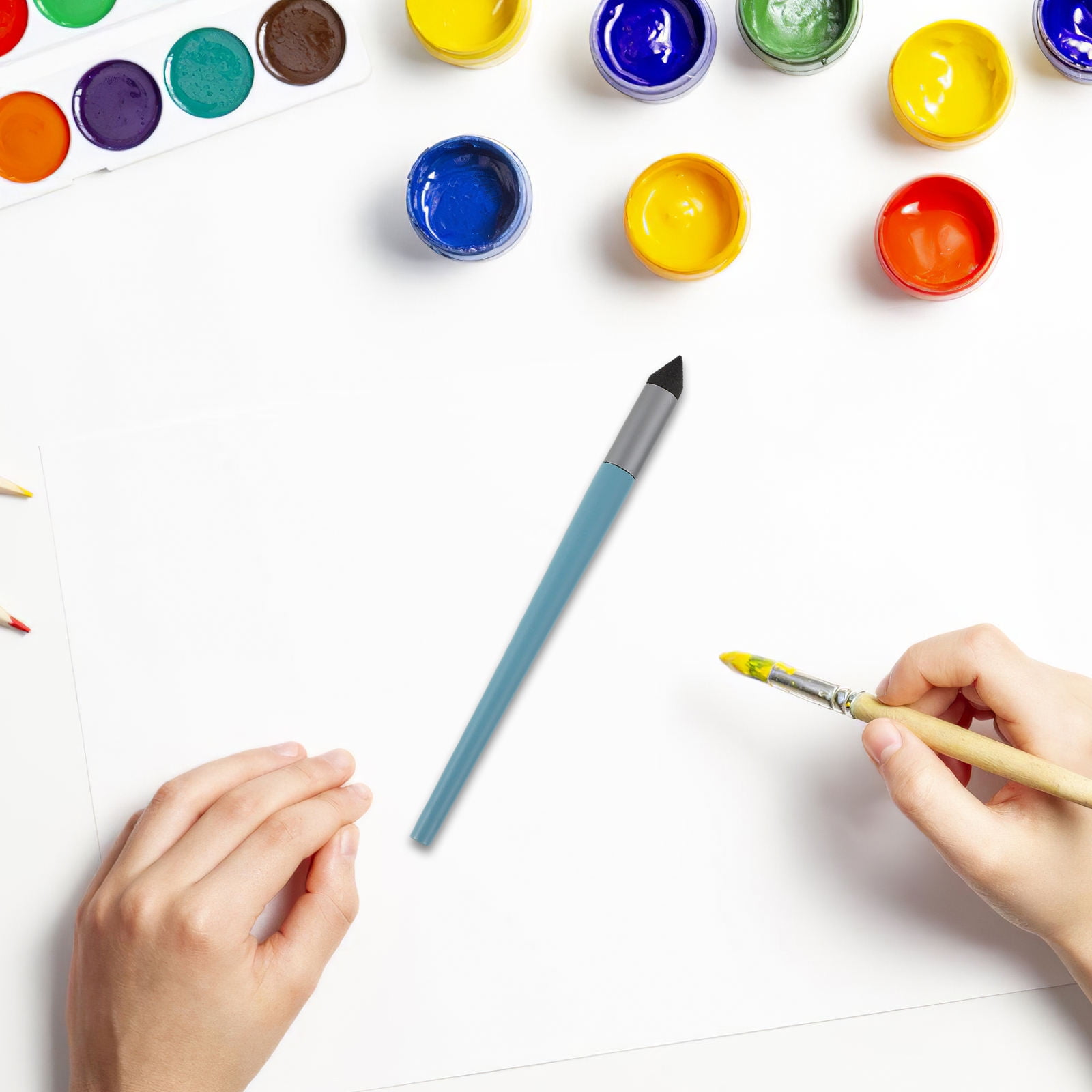 LOLIPPYY 6Pcs Sponge Pen Set for Oil Painting and Pastel Blending with ...