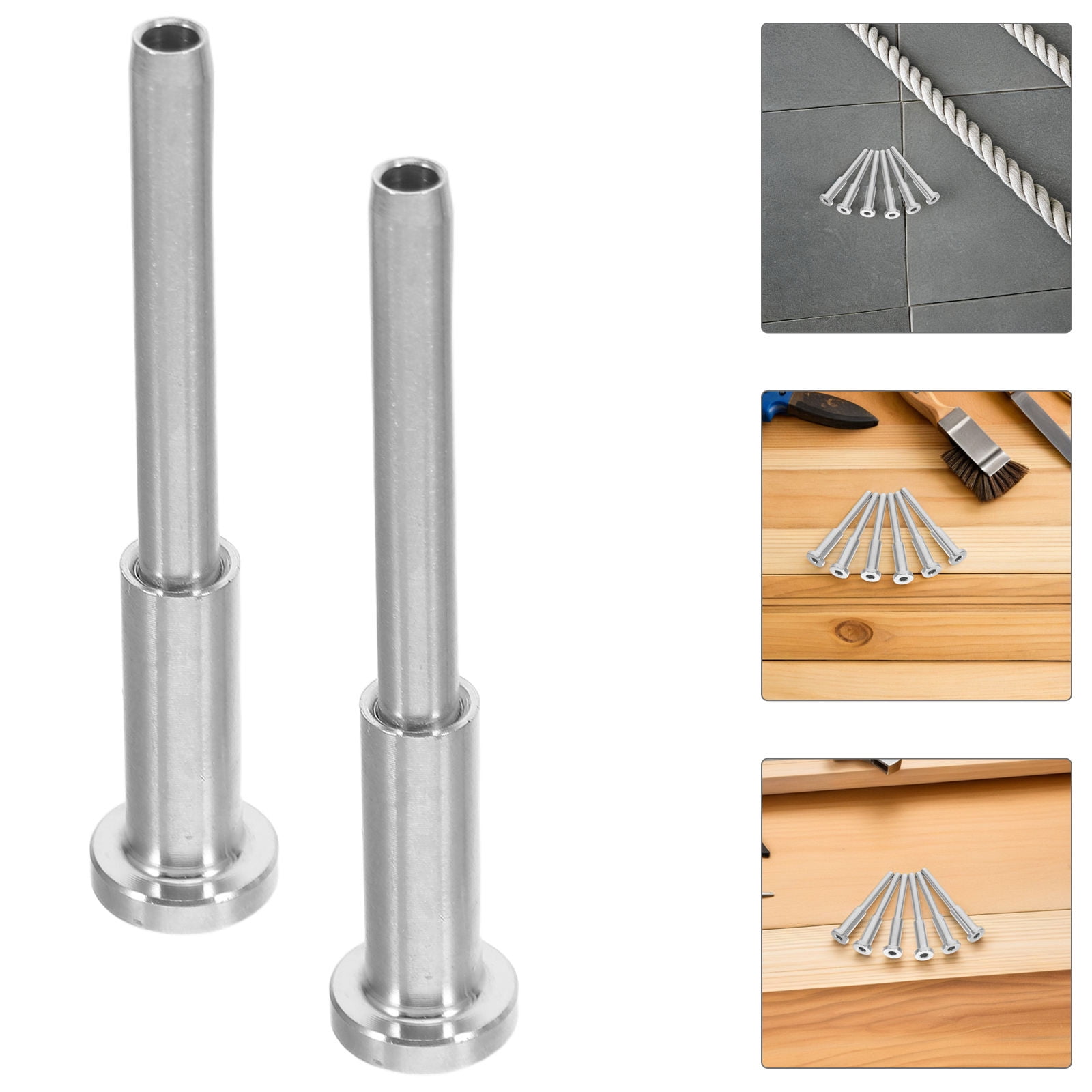 LOLIPPYY 6Pcs Stainless Steel Cable Railing Terminal Anchor for Secure ...