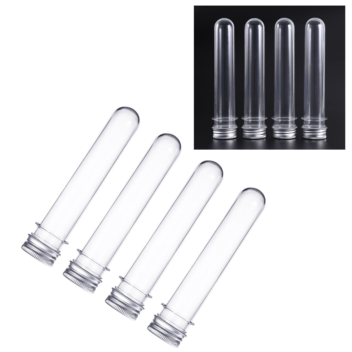 LOLIPPYY 6Pcs Test Tubes for Clear Plastic Storage Solutions for Adults ...