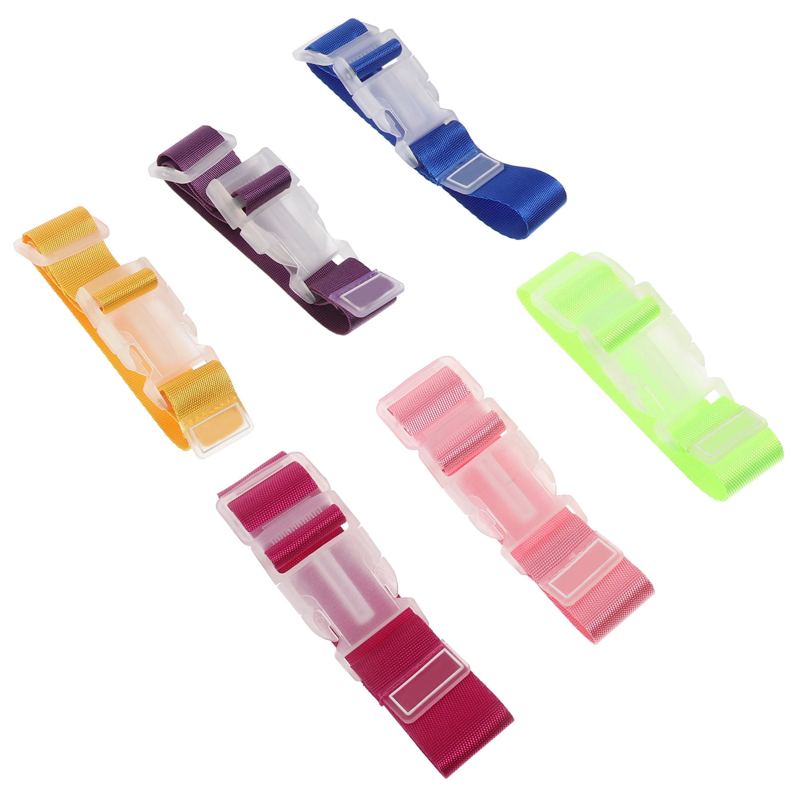 LOLIPPYY 6Pcs Versatile Adjustable Luggage Belts with Clips for ...