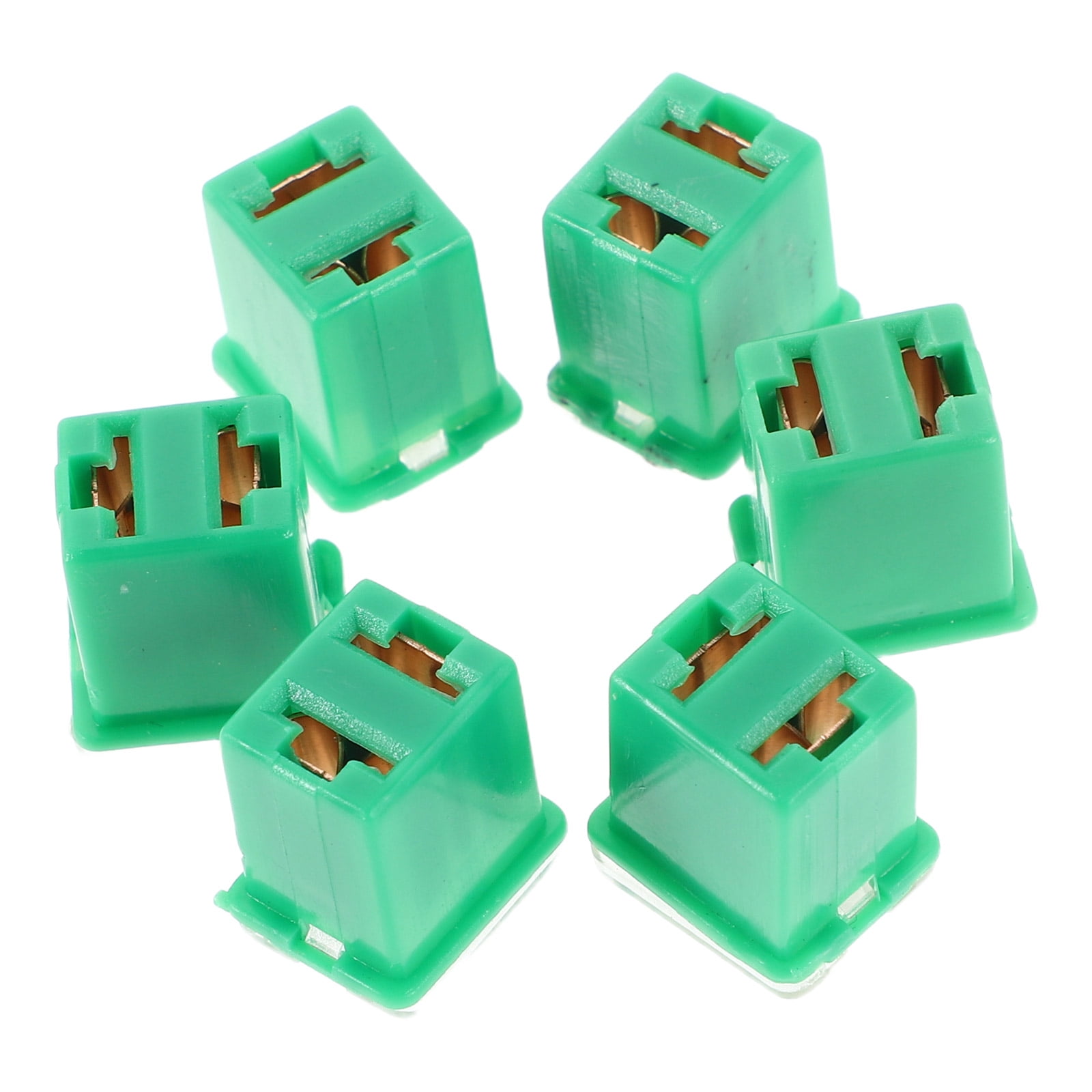 LOLIPPYY 6pcs Box Shaped Automotive Fuse for Vehicle Owners Compact Car ...