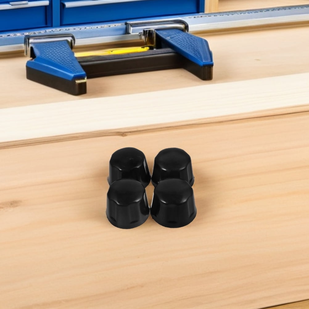 LOLIPPYY 7Pcs Rubber Replacement Hub Center Caps for Atv Wheels Black ...