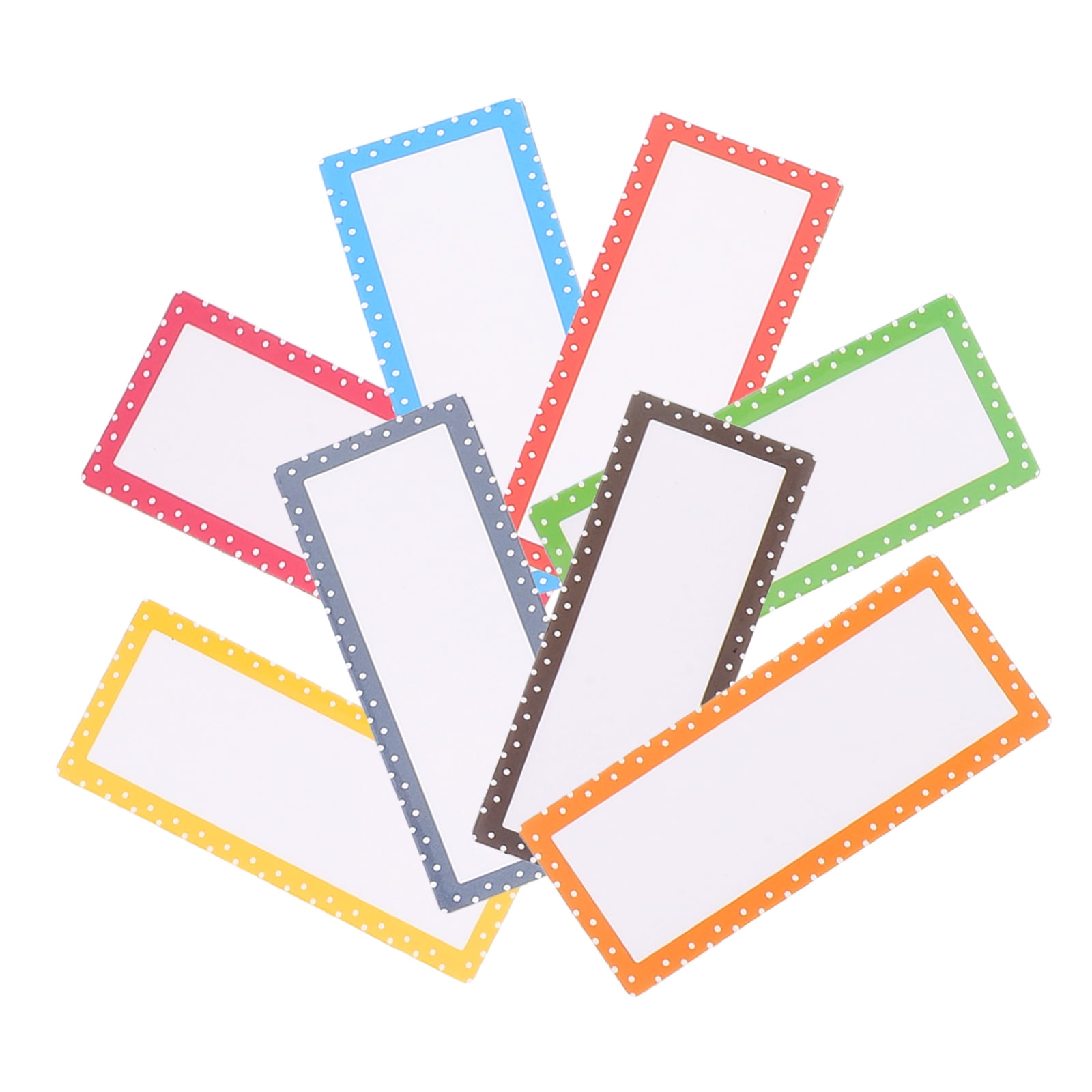 LOLIPPYY 8 Assorted Color Magnetic Dry Erase Labels for Home Use PET ...
