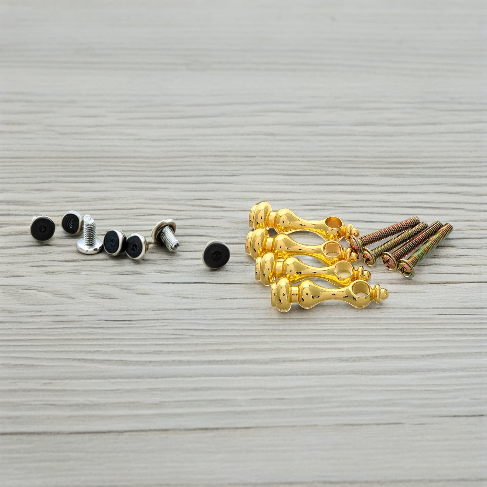 LOLIPPYY 8Pcs Golden Metal Post End Cap for Glass Railing Furniture ...