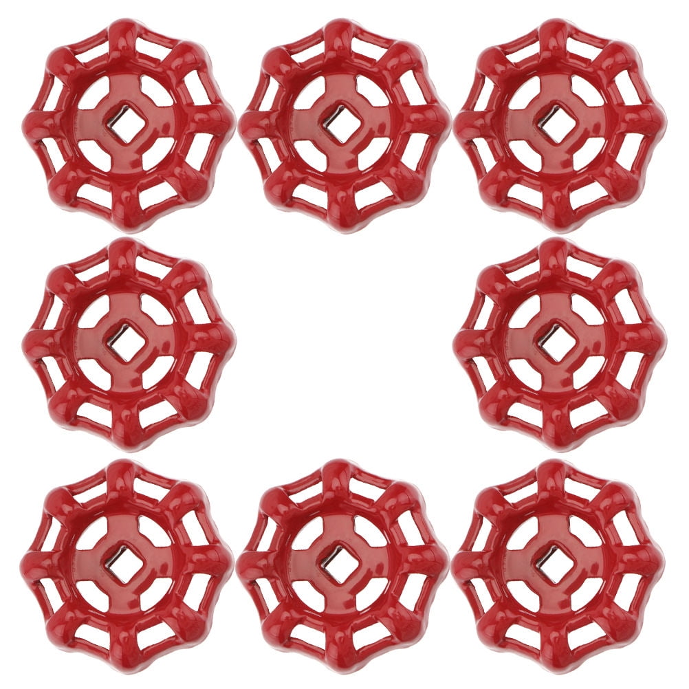 LOLIPPYY 8Pcs Handle Replacement Metal Wheel Shape for Gate Valves ...