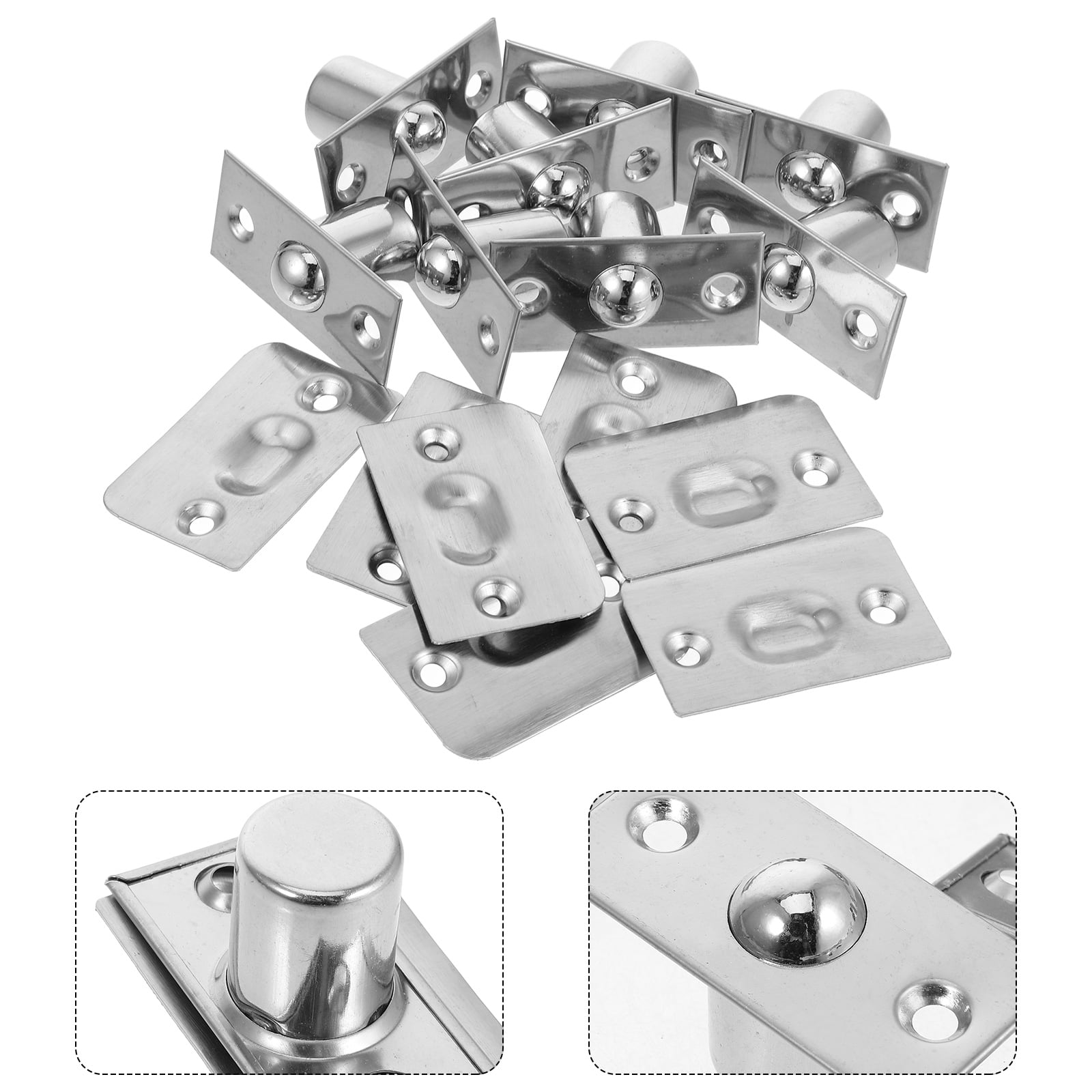 LOLIPPYY 8Pcs Round Privacy Door Catch with Stainless Steel for Sliding ...