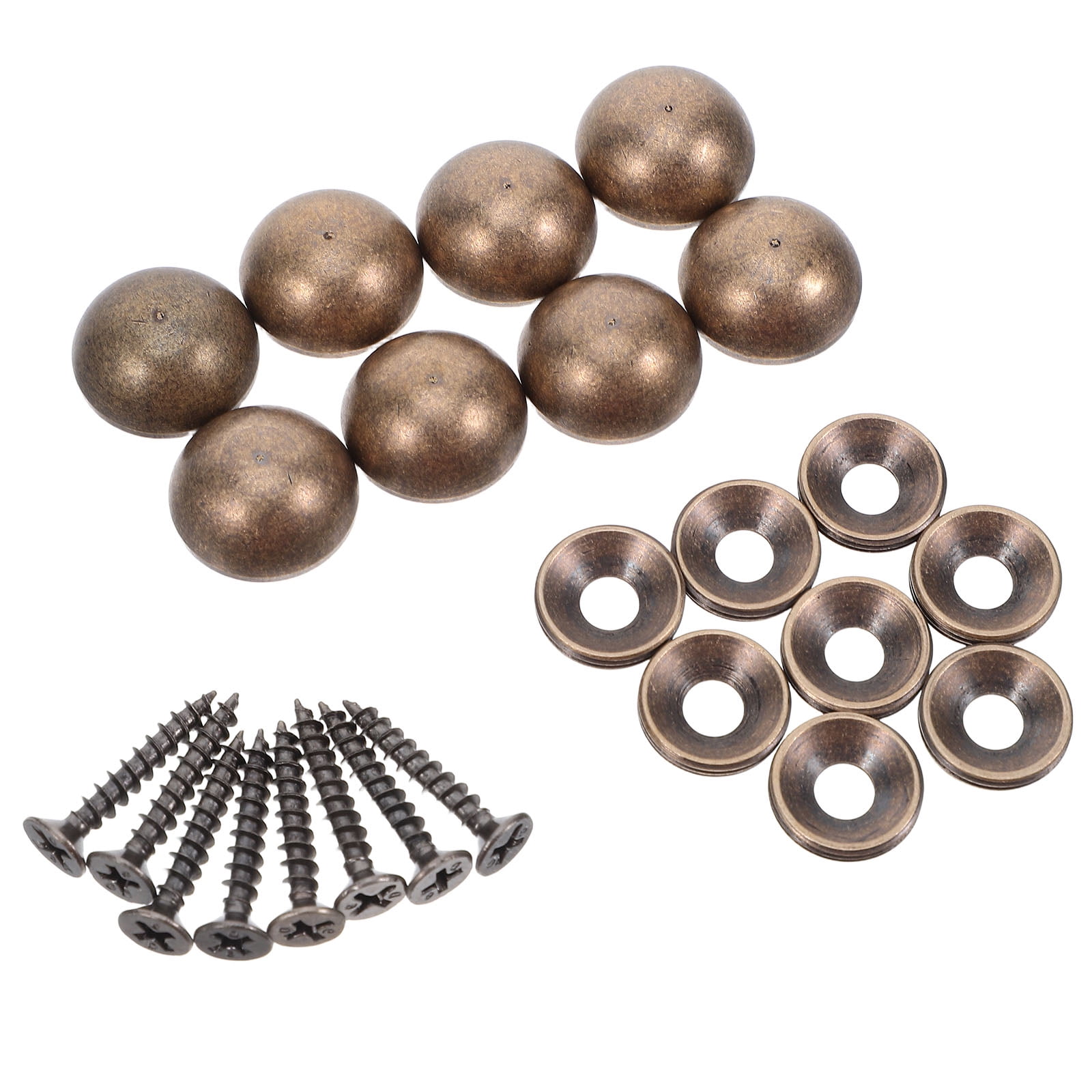 LOLIPPYY 8Sets Brass Decorative Screw Covers with Concealed Design for ...