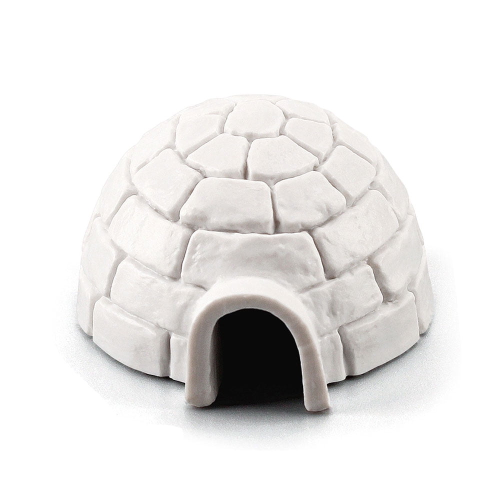 LOLIPPYY 8pcs Igloo Figurine Set Realistic Design Christmas Celebration ...