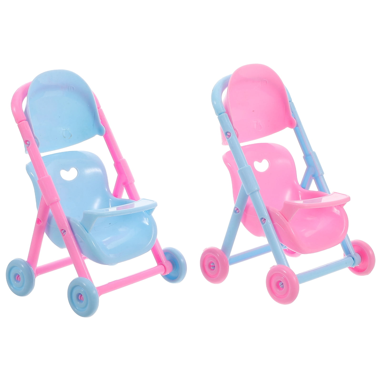 LOLIPPYY 8pcs Miniature Doll Stroller: Miniature Baby Doll Stroller ...