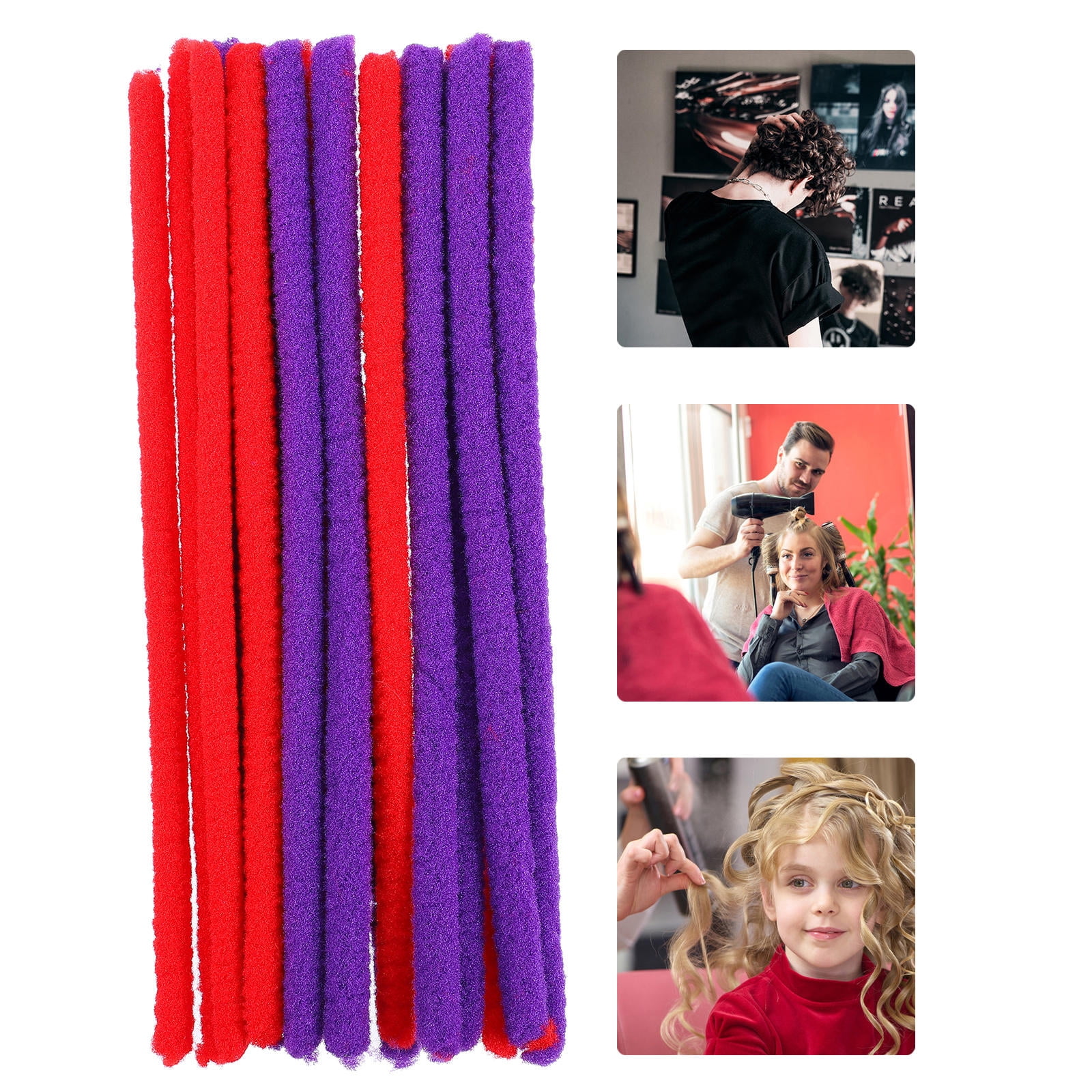 LOLIPPYY 90Pcs Hair Perm Curling Rod Rollers Assorted Colors for ...