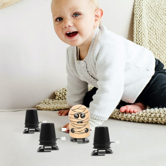 LOLIPPYY 9Pcs Black Plastic Replacement Parts for Clockwork Wind-Up ...