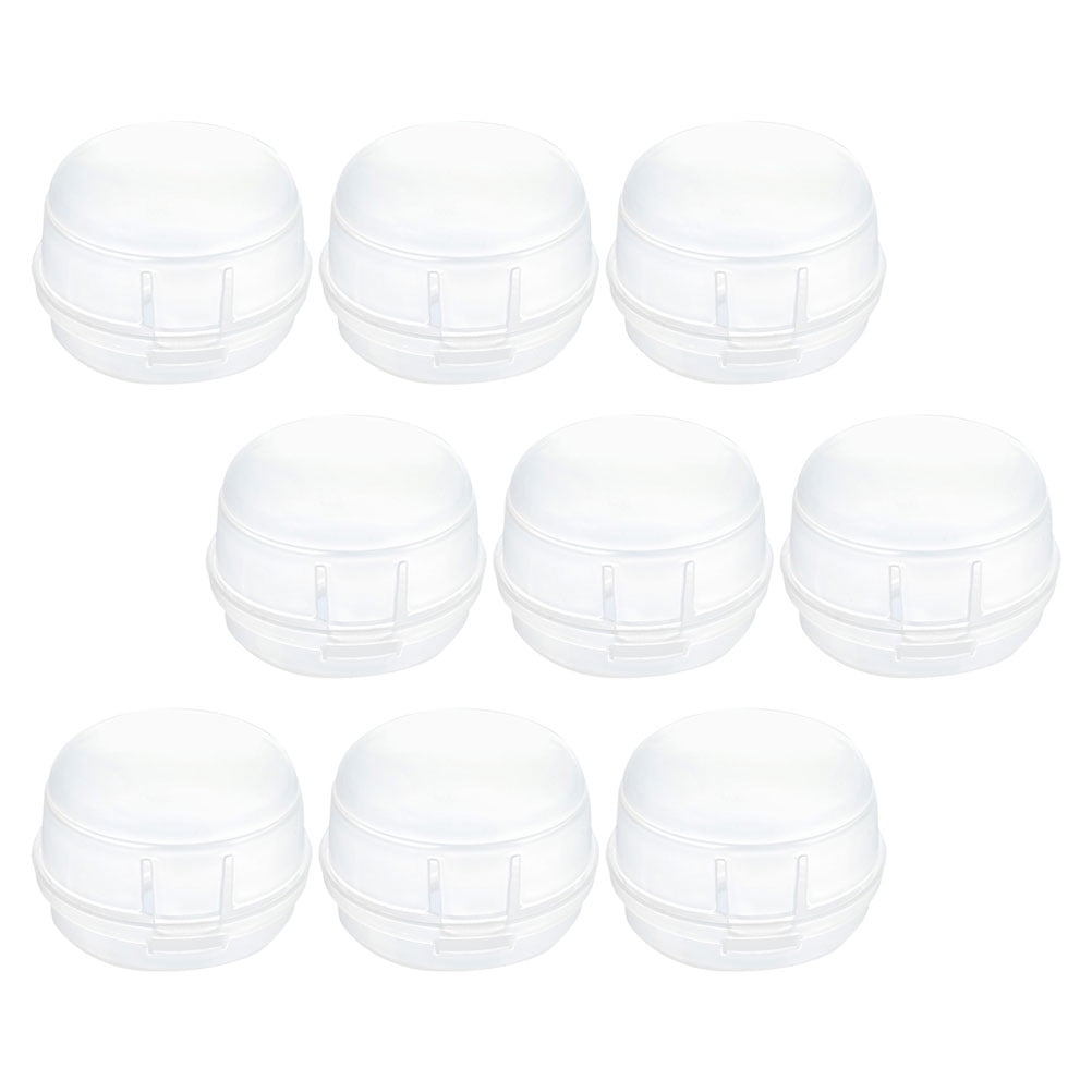 LOLIPPYY 9-Piece White Gas Safety Case with Childproof Design for ...