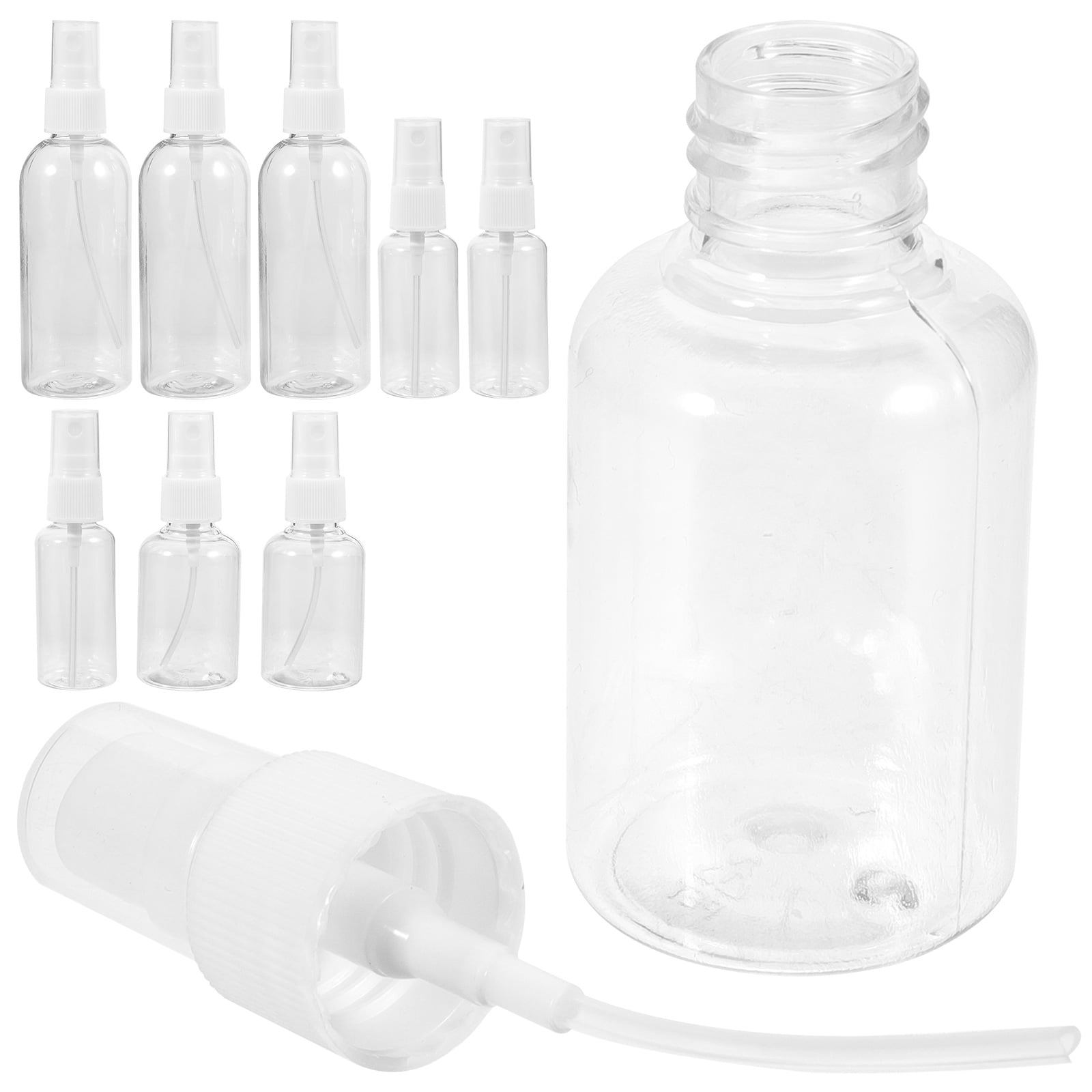 LOLIPPYY 9pcs Travel Containers for Liquids Assorted Color PET Fine ...