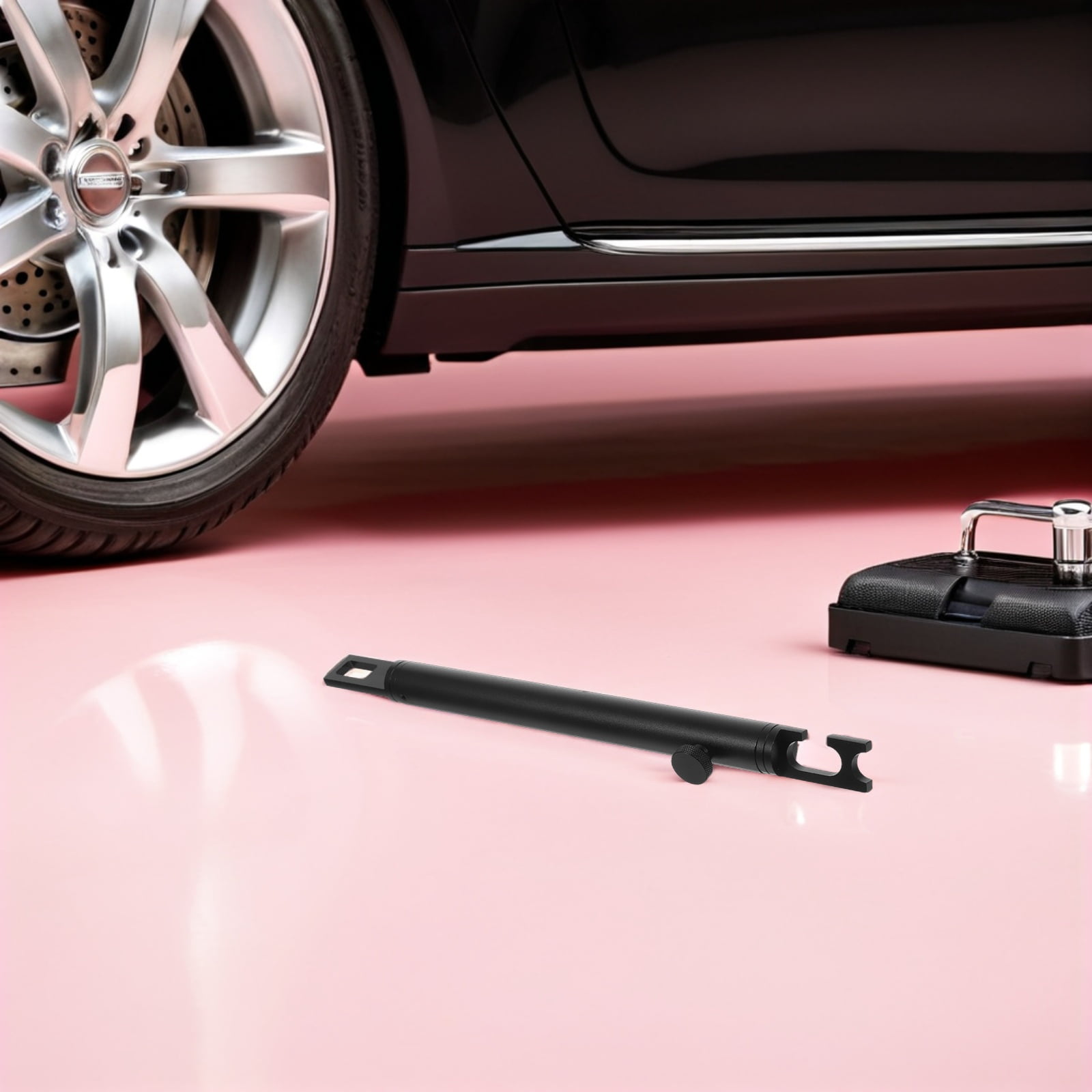 LOLIPPYY Aluminum Alloy Adjustable Car Hood Prop Rod for Stable Door ...