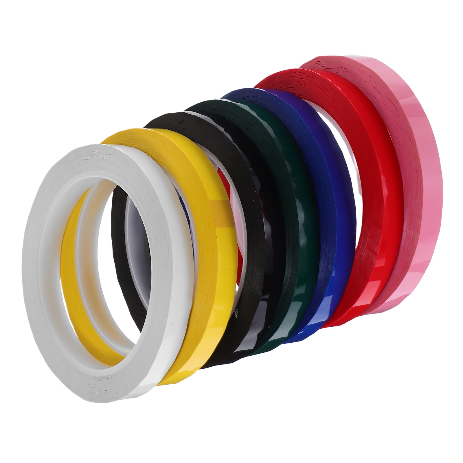 LOLIPPYY Assorted Color Adhesive Labeling Tape Rolls with Strong Grip ...