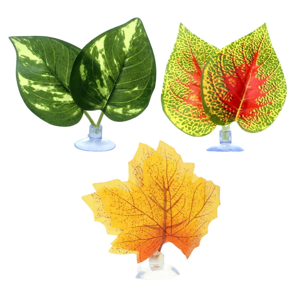 LOLIPPYY Betta Fish Leaf Hammock Accessories, Assorted Colors, 3pcs ...