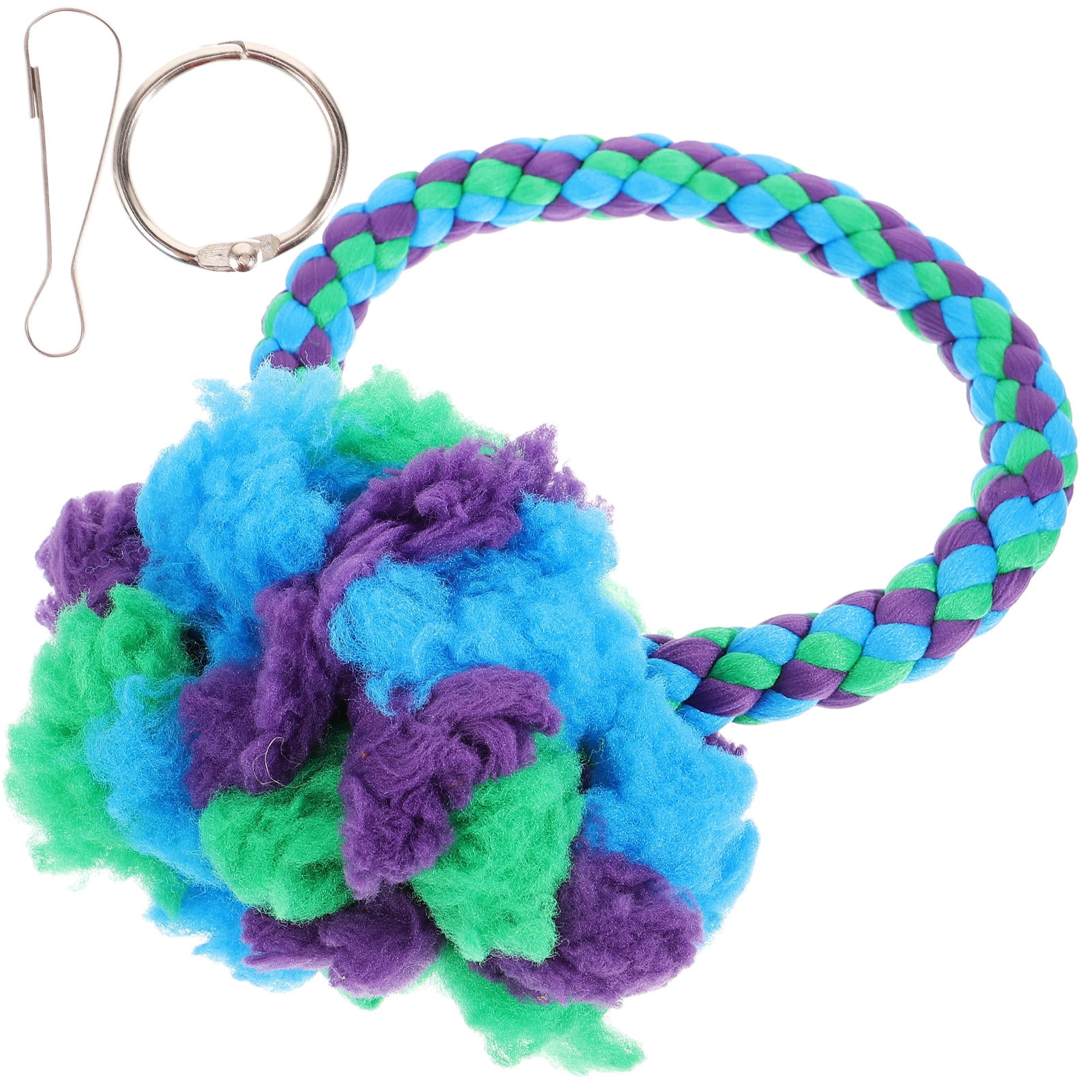LOLIPPYY Assorted Color Cotton Rope Parrot Swing Perch for Pets ...