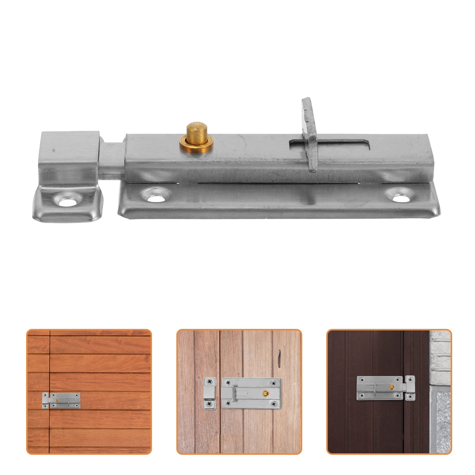 LOLIPPYY Bathroom Stall Lock Door Bolts Stainless Steel Enhanced ...