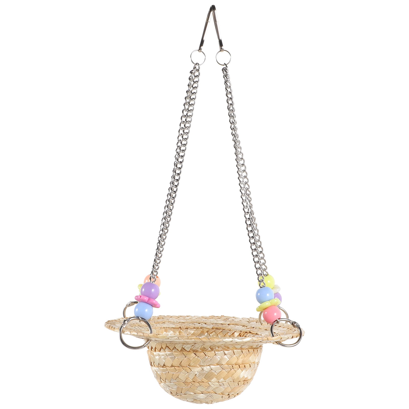 LOLIPPYY Bird Hammock for Parrots Bird Swing Toy Natural 1Set - Walmart.com