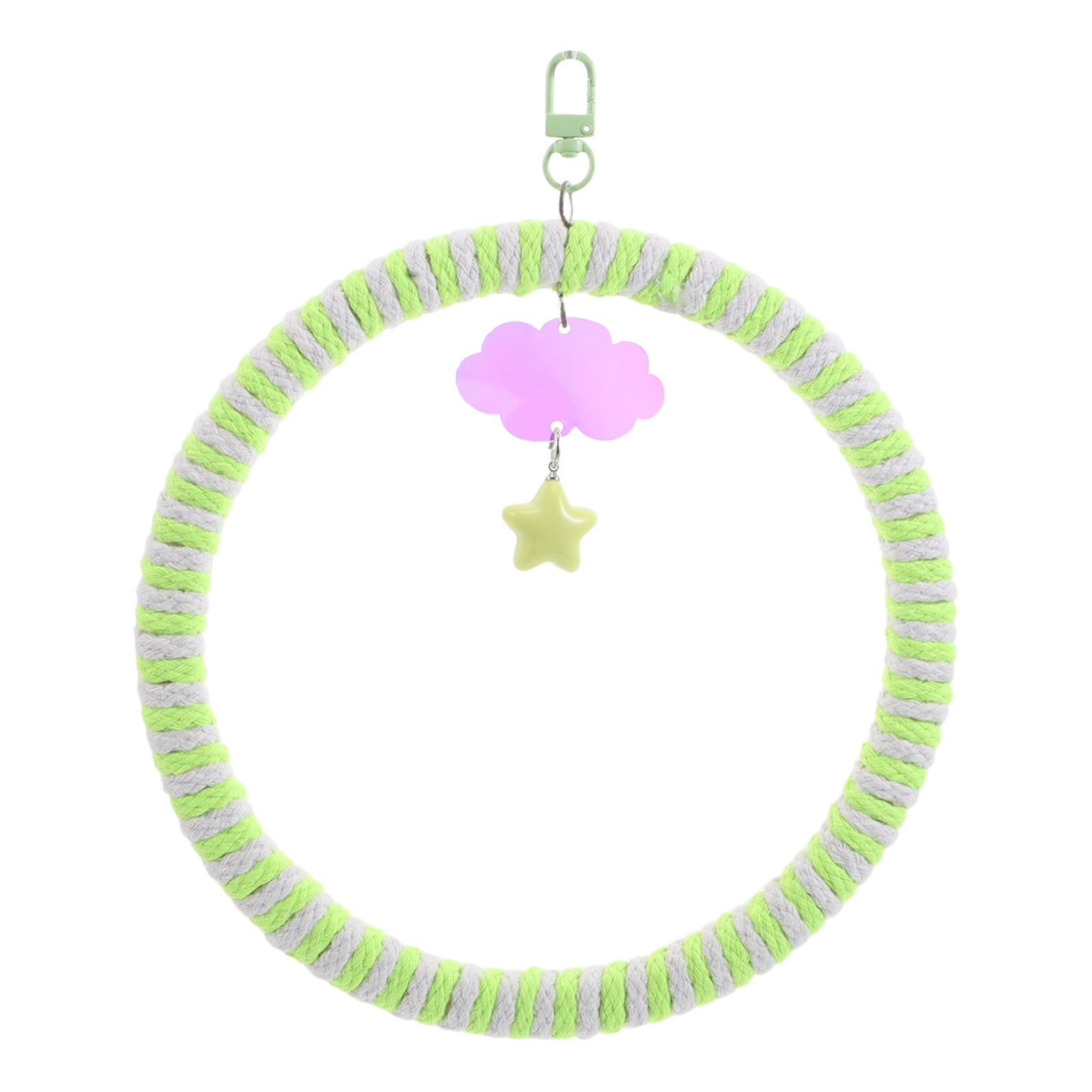 LOLIPPYY Bird Swing Perch for Parrots Combining Chewing and Playing ...