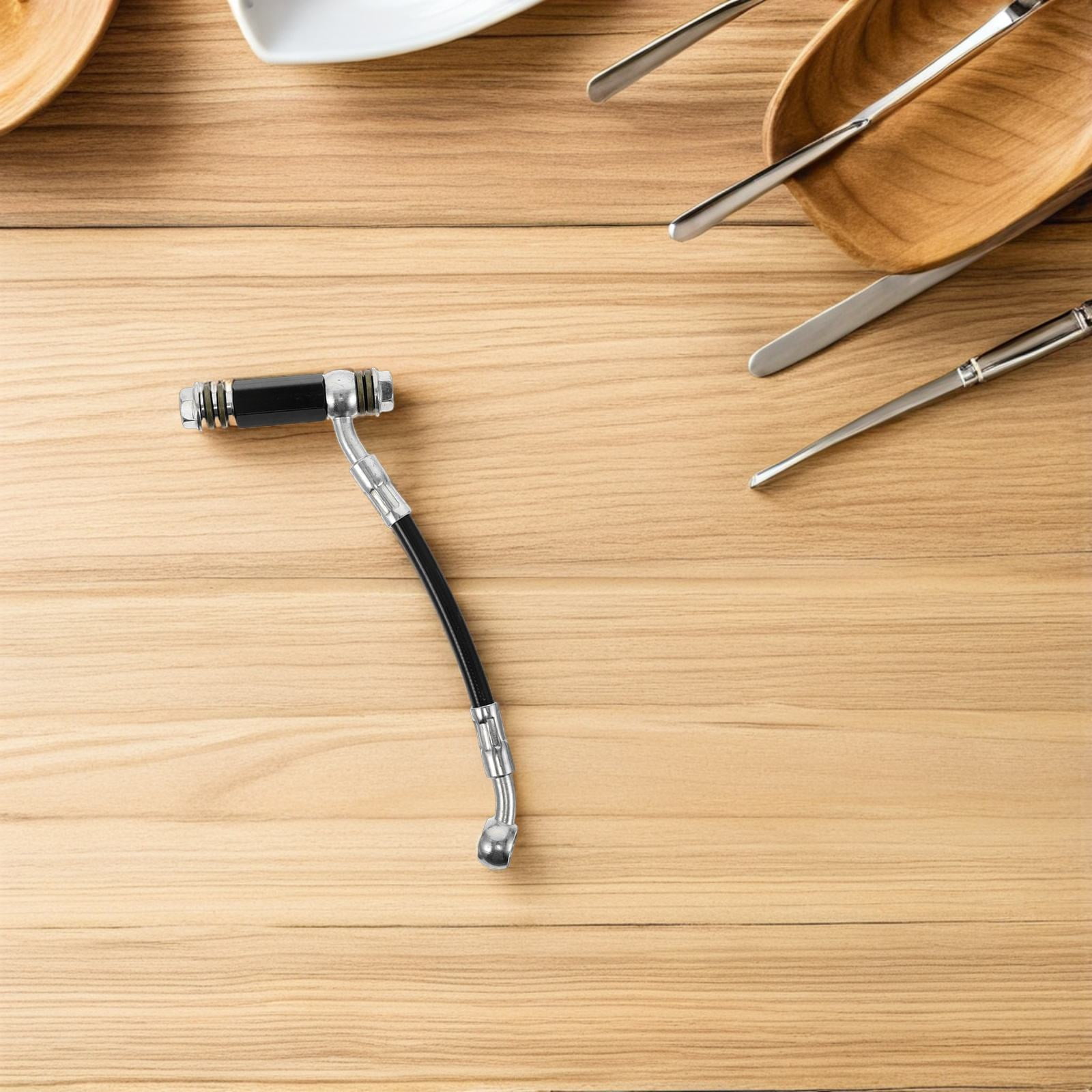 LOLIPPYY Black Brake Oil Hose Extender Connector for Motorcycle ...