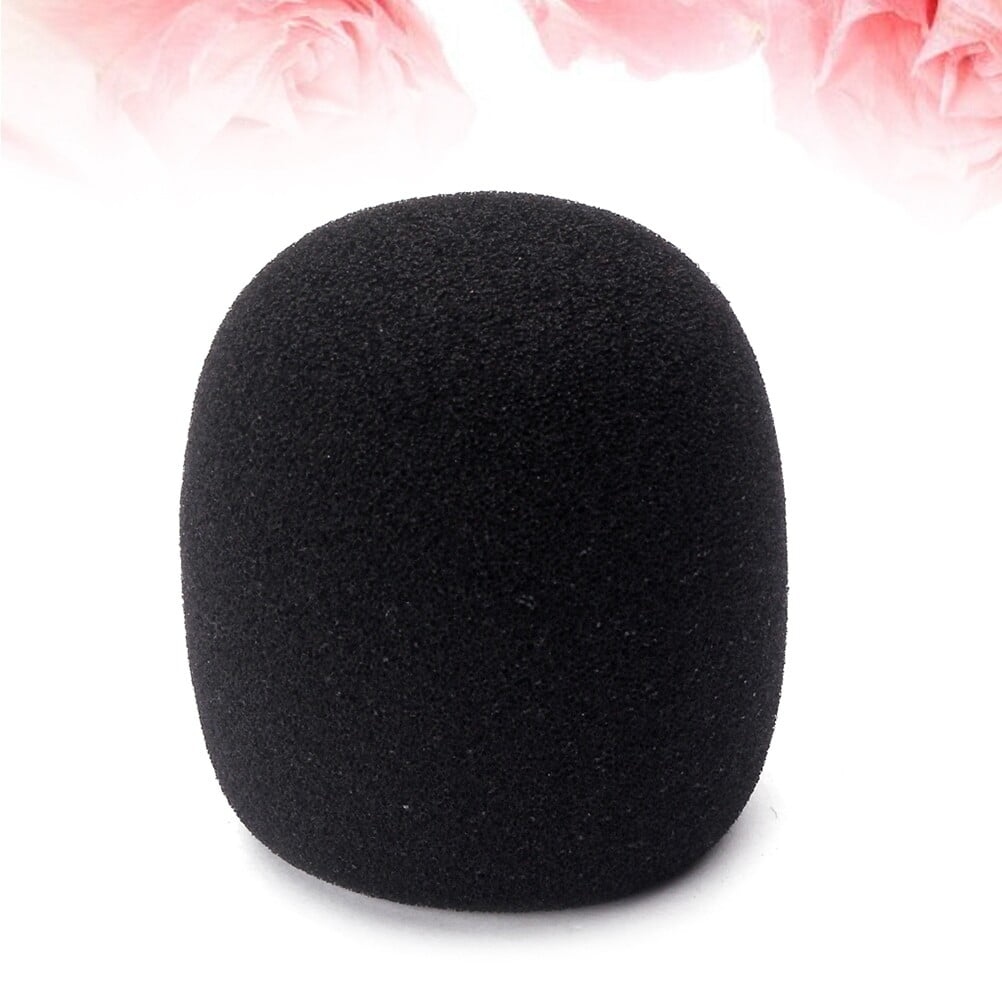 LOLIPPYY Black Microphone Foam Windshield 36mm Thick Sponge Cap for ...