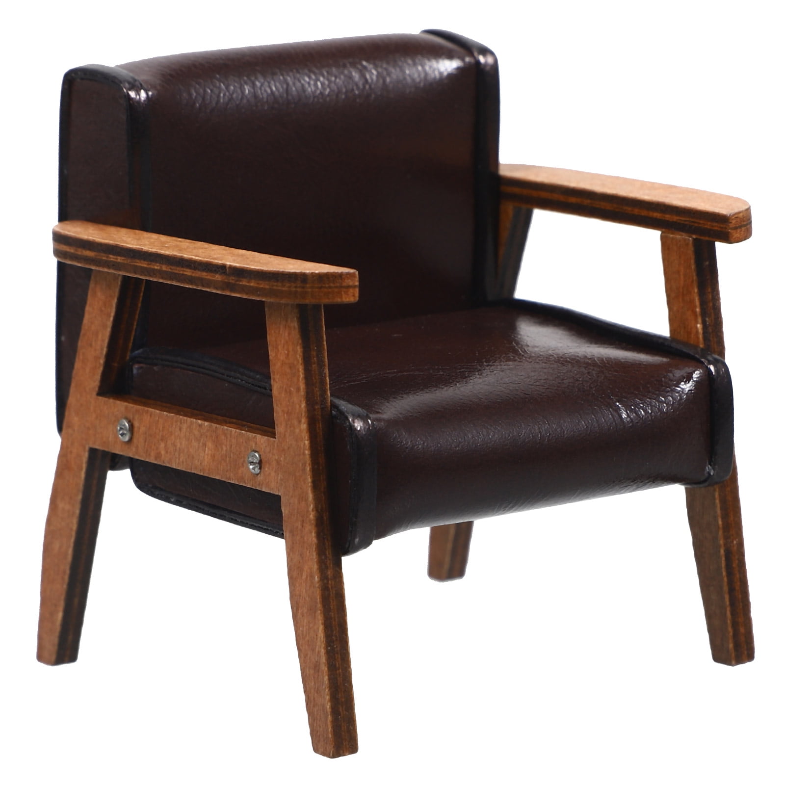 LOLIPPYY Black Miniature Sofa Chair for Daily Use Made of Synthetic ...