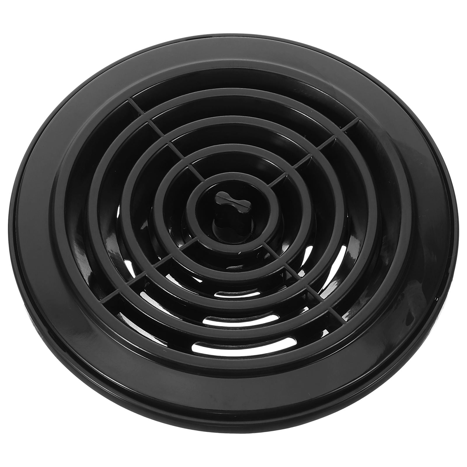 LOLIPPYY Black Round Air Conditioner Vent Cover for Bus with Louvered ...