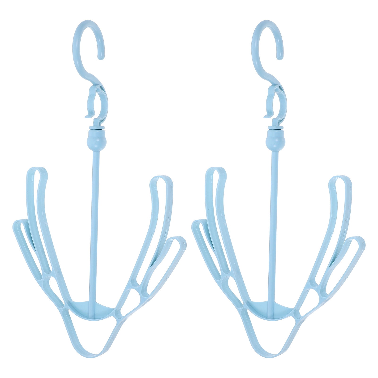 LOLIPPYY Blue Plastic Shoes Drying Rack with Clips for Deodorants and ...