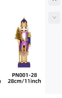 LOLIPPYY Christmas Nutcracker Desktop: Plastic Nutcracker Soldier ...