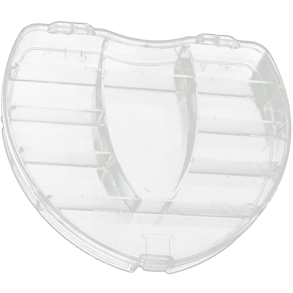 LOLIPPYY Clear Plastic Heart Storage Box with Multiple Compartments for ...