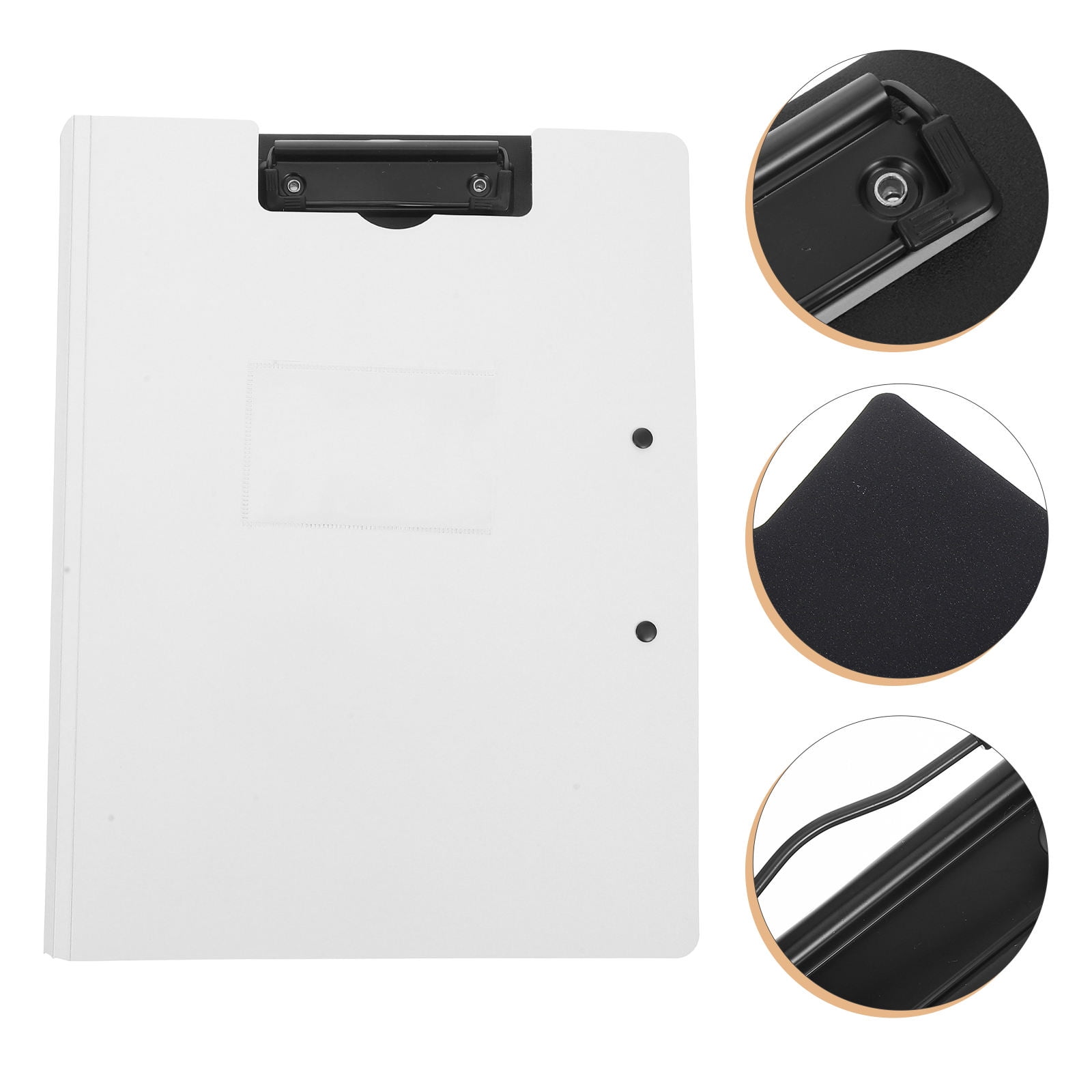 LOLIPPYY Clipboard Folder Foldable Clipboard with Dual Metal Clips ...