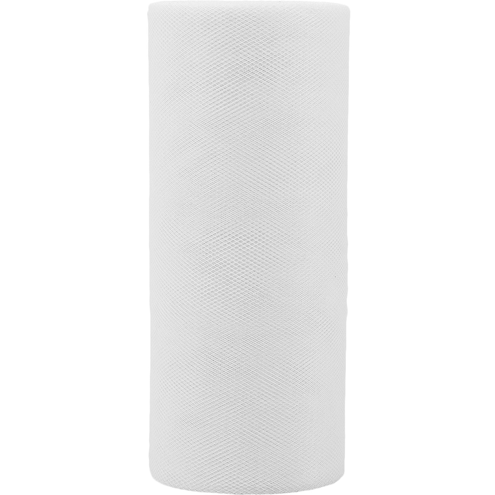 LOLIPPYY Dacron White Tulle Fabric for Wedding Craft Use Tutu Skirts ...