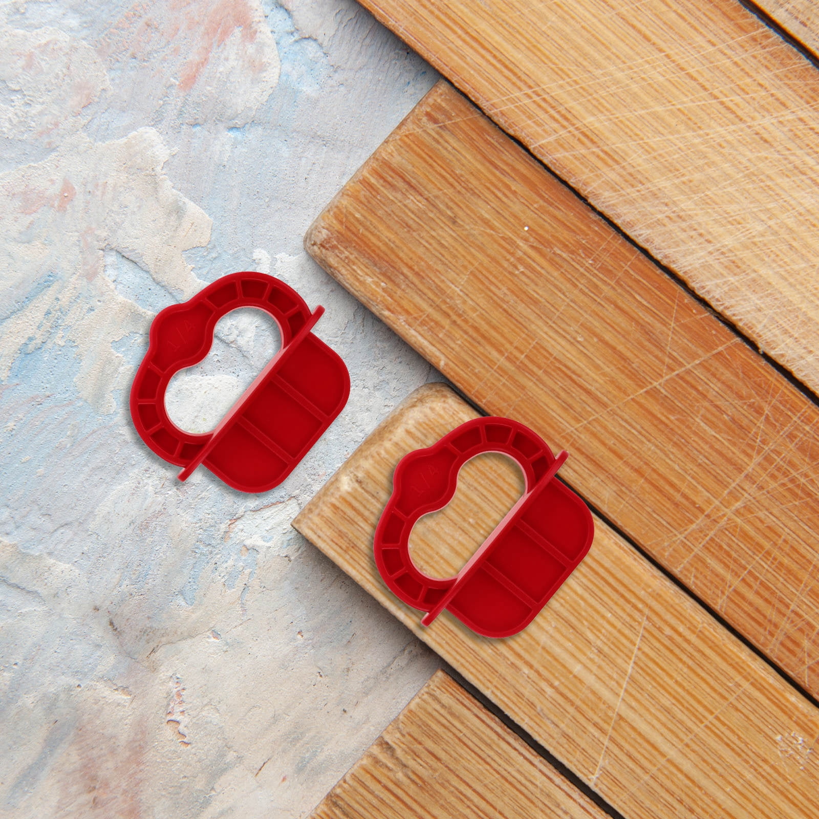 LOLIPPYY Decking Board Spacer Tool Red Plastic 12Pack Deck Board ...