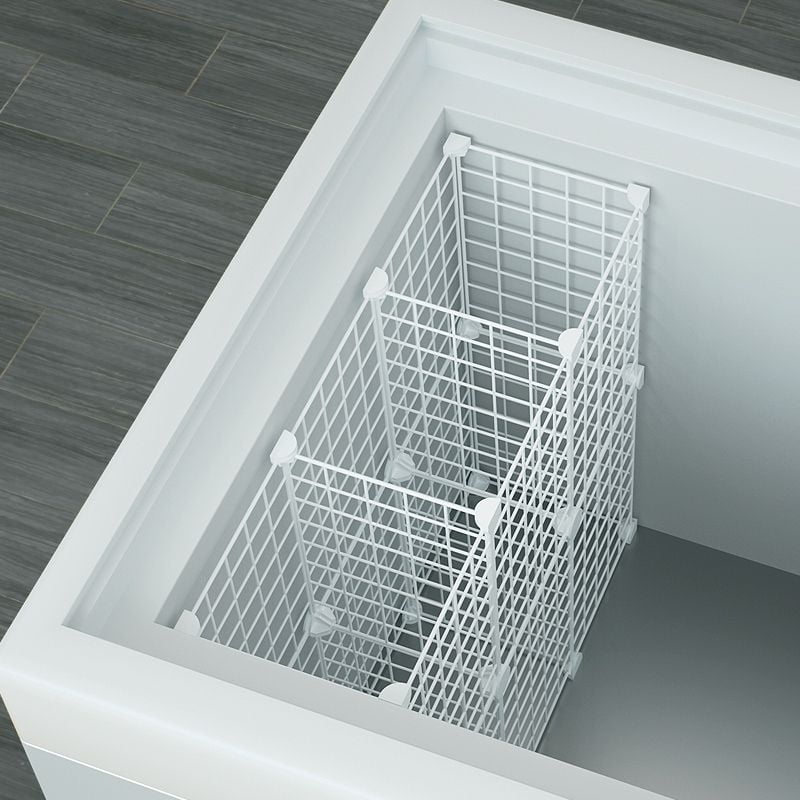 LOLIPPYY Deep Freezer Divider: Wire Shelf Divider For Freezer And ...