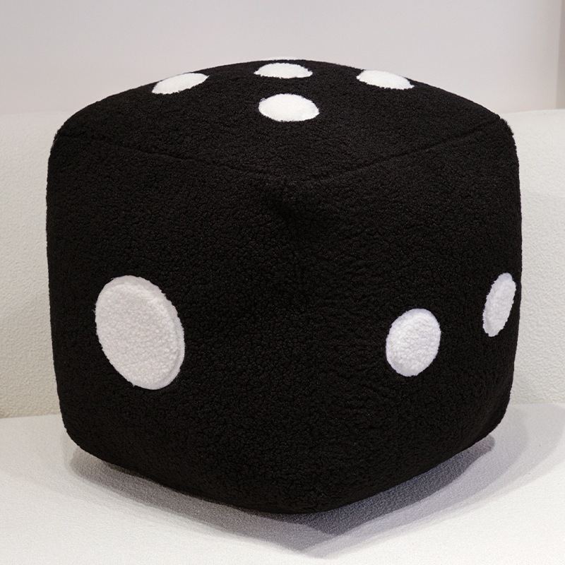 LOLIPPYY Dice Shape Plush Pillow - Giant Soft Cushion - Novelty Funny ...