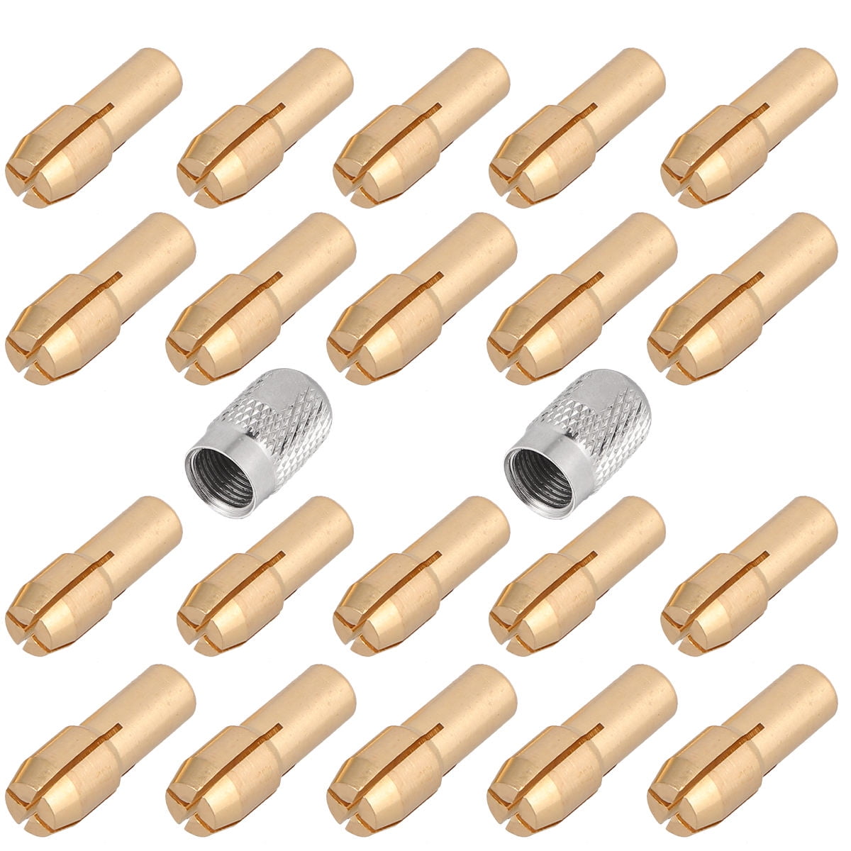 LOLIPPYY Die Grinder Collet Set 22Pcs Electric Grinder Supplies Copper ...