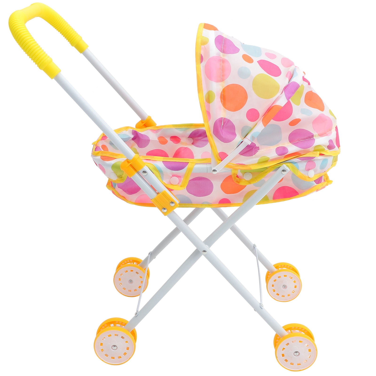 LOLIPPYY Dollhouse Hand Cart Dolls Stroller Iron 1Pack Foldable ...