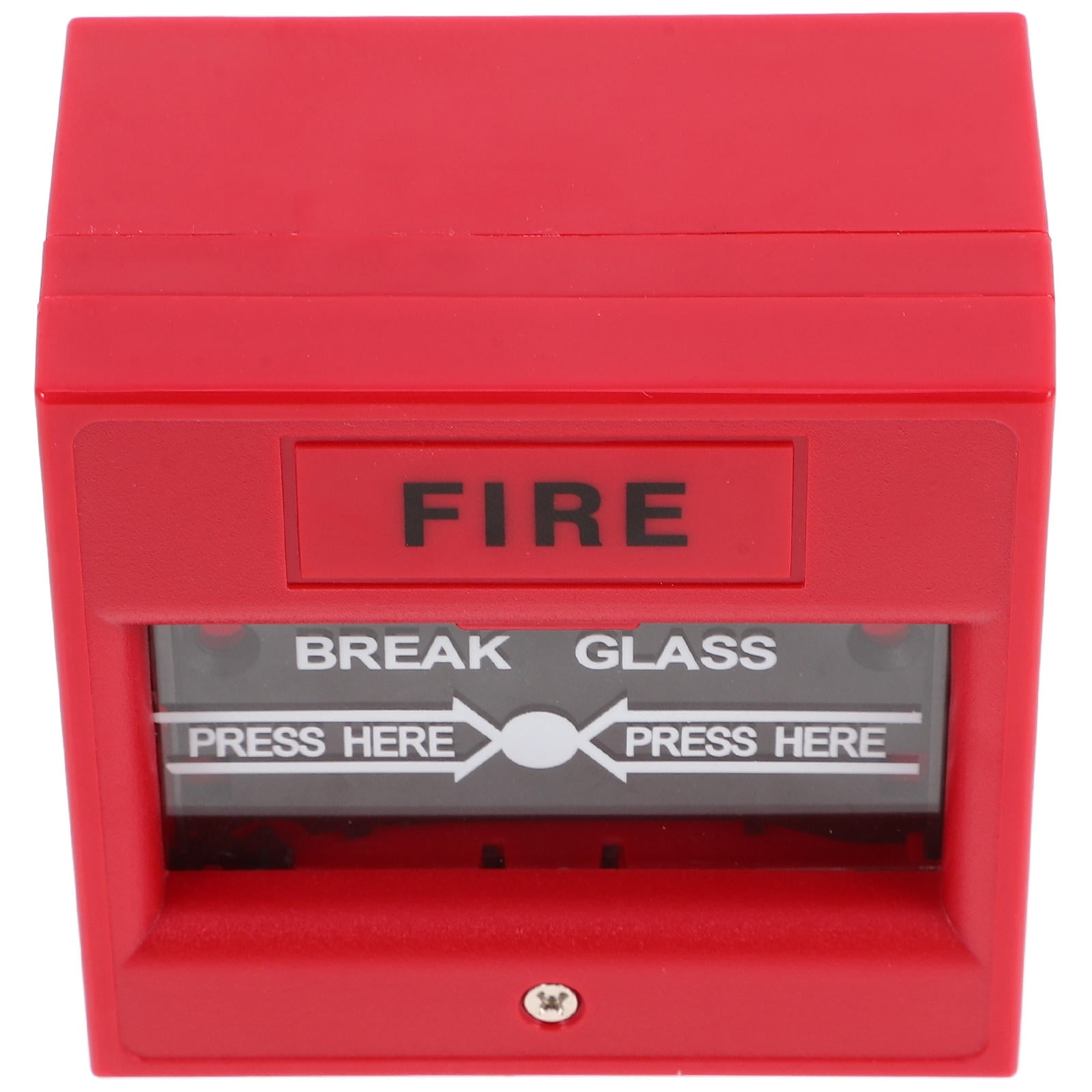 LOLIPPYY Door Break Security Glass Break Alarm Plastic Red 1Set for ...