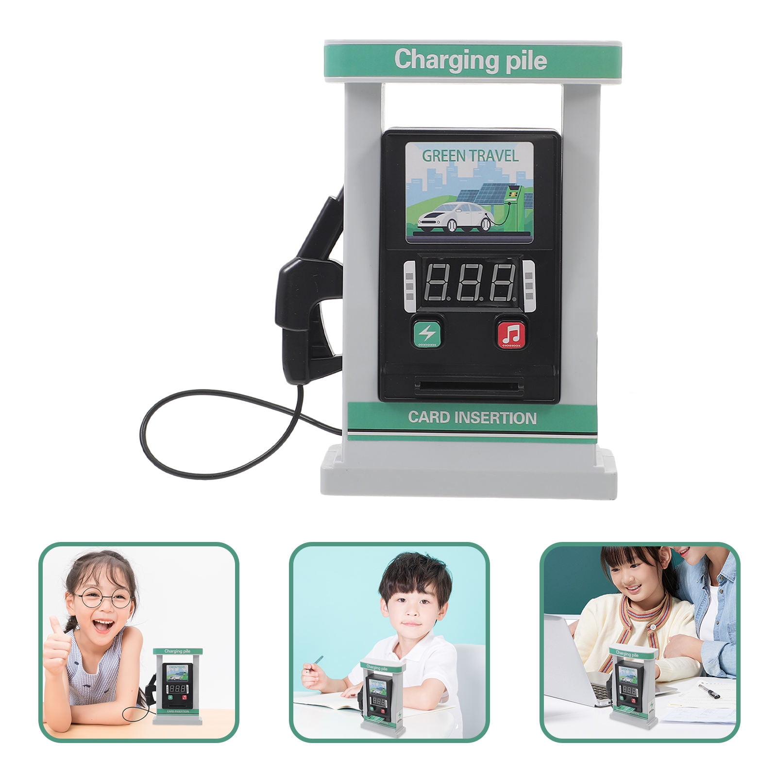 LOLIPPYY Durable ABS Material Charging Pile Model DIY Kit with Digital ...