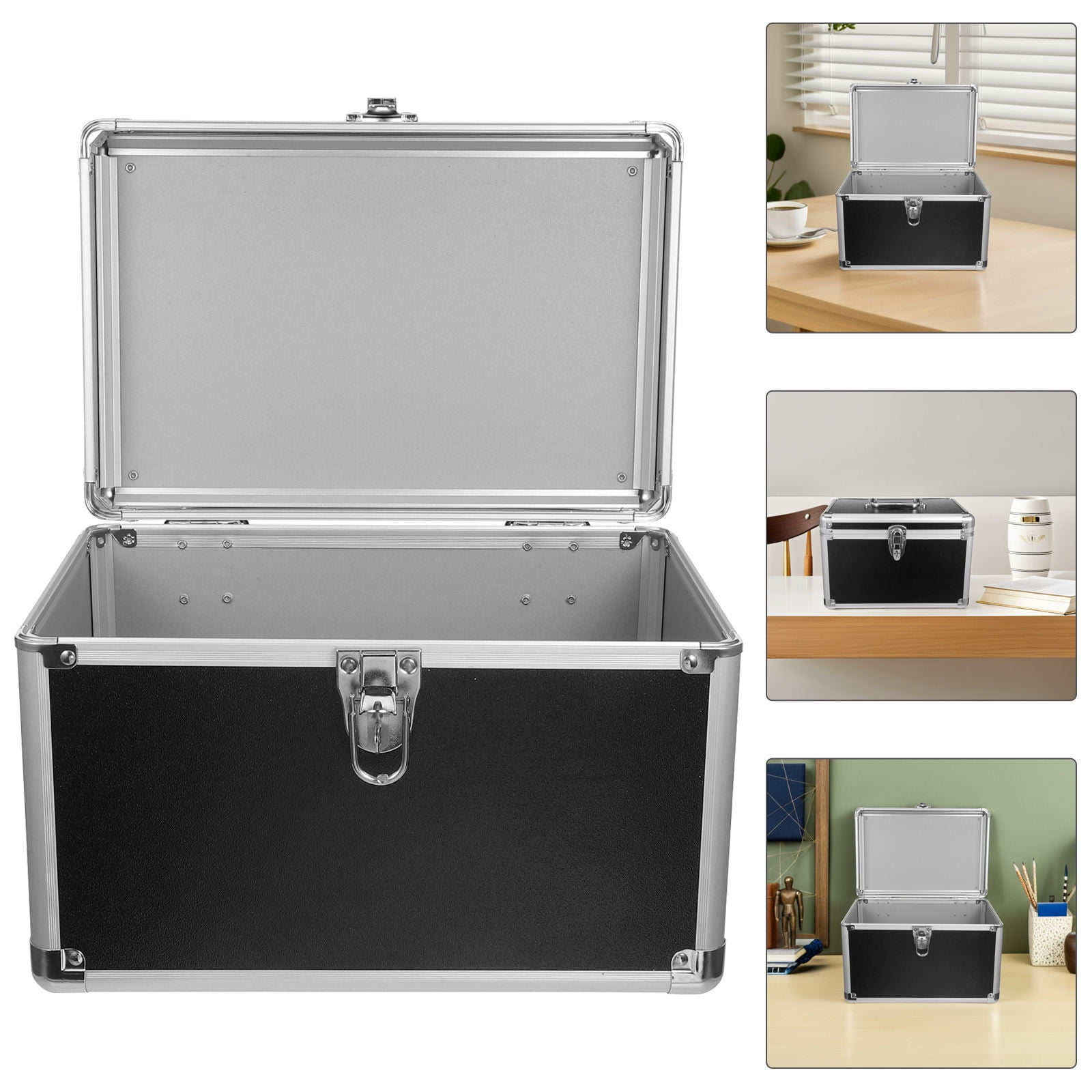 LOLIPPYY Durable Aluminum Storage Case with Precision Lock and Flexible ...
