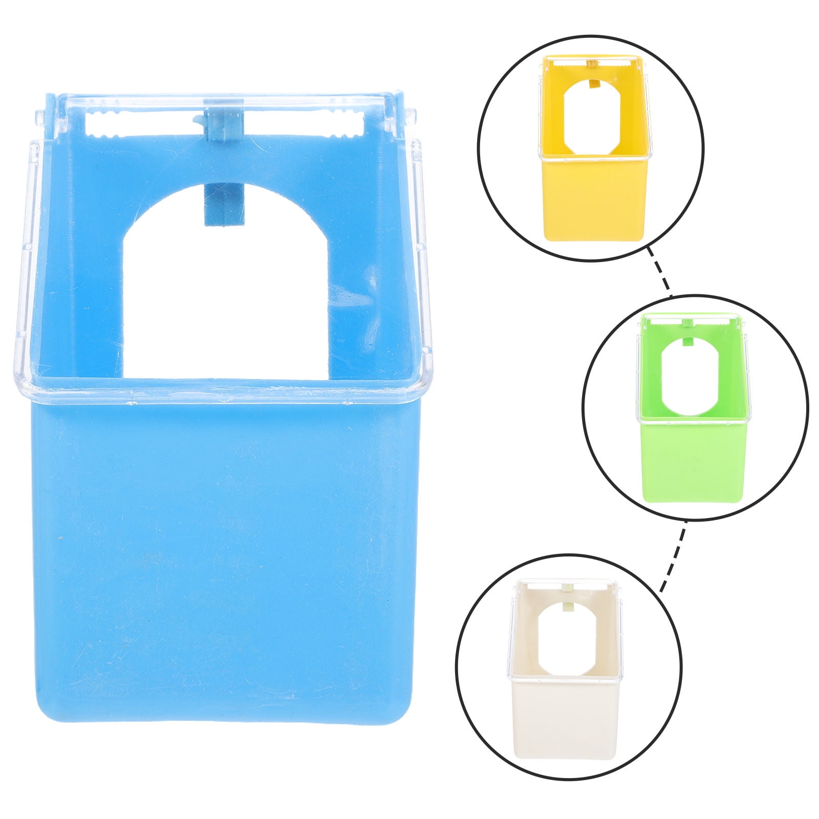 LOLIPPYY Durable Plastic Pigeon Feeder for Pet Use Easy to Install and ...