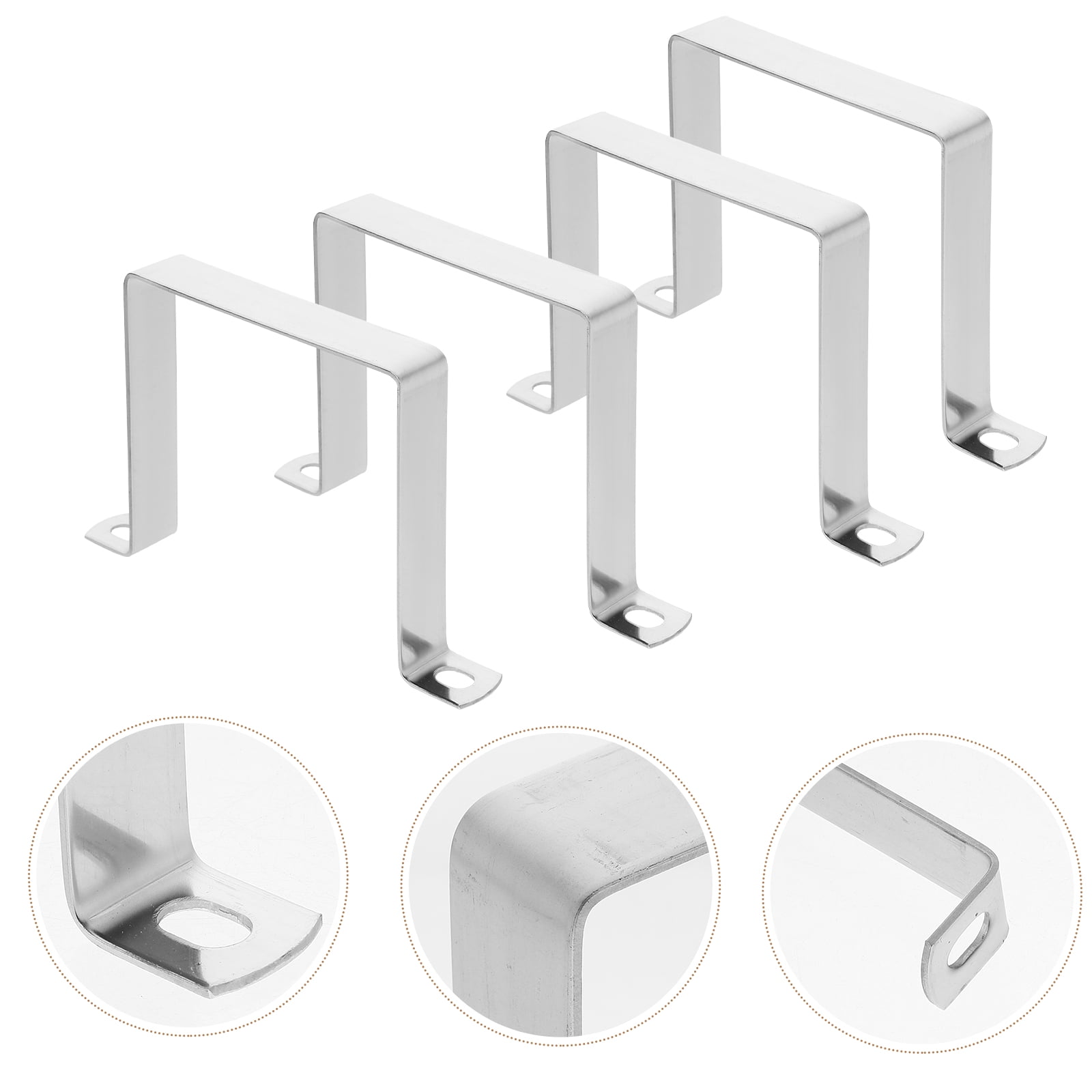 LOLIPPYY Durable Stainless Steel U Clamps for Fixing Water Pipes and ...