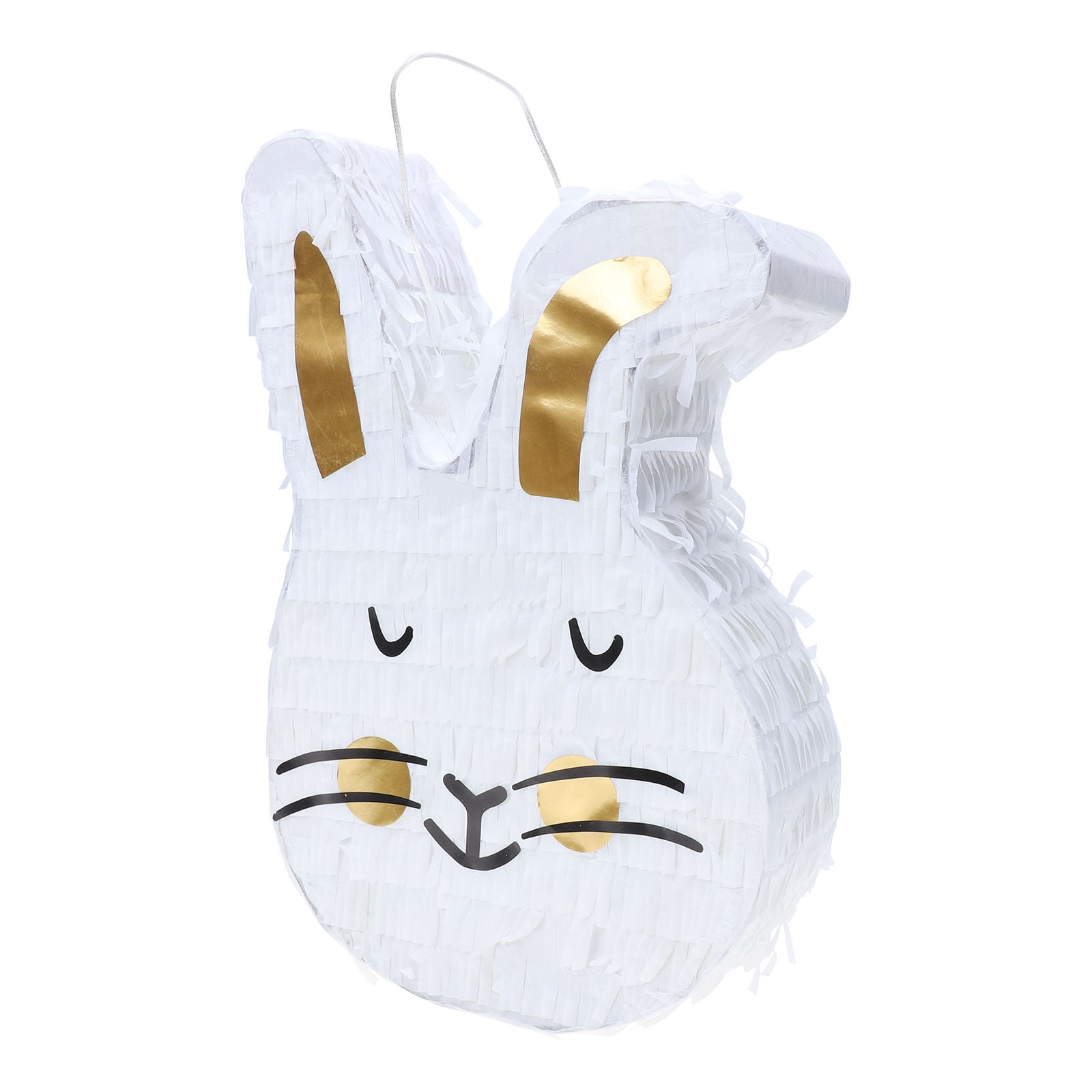 LOLIPPYY Easter Hanging Paper Pinata Rabbit Pendant White Decoration ...