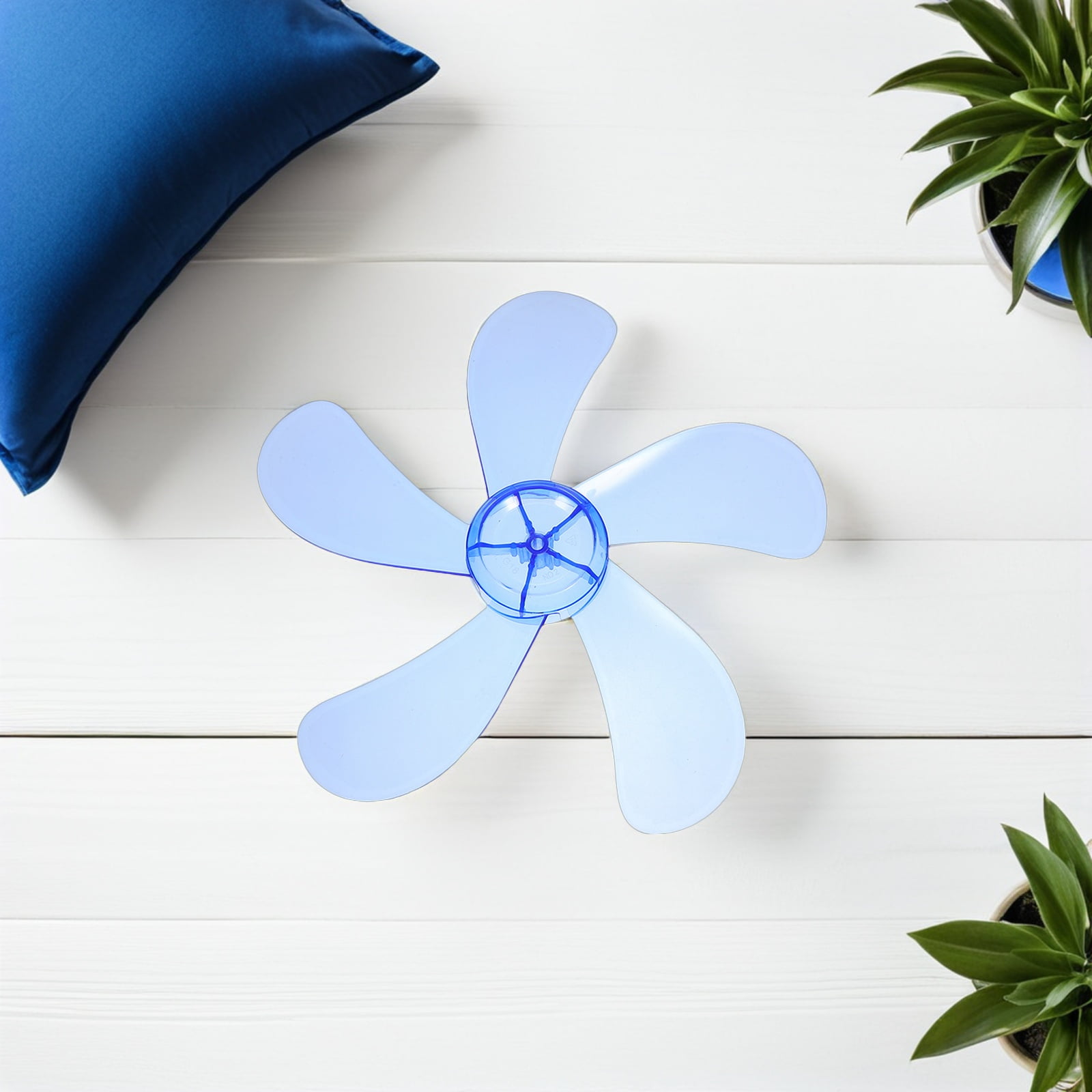 LOLIPPYY Plastic Electric Fan Blade Replacement with Nut Cover, Easy to ...