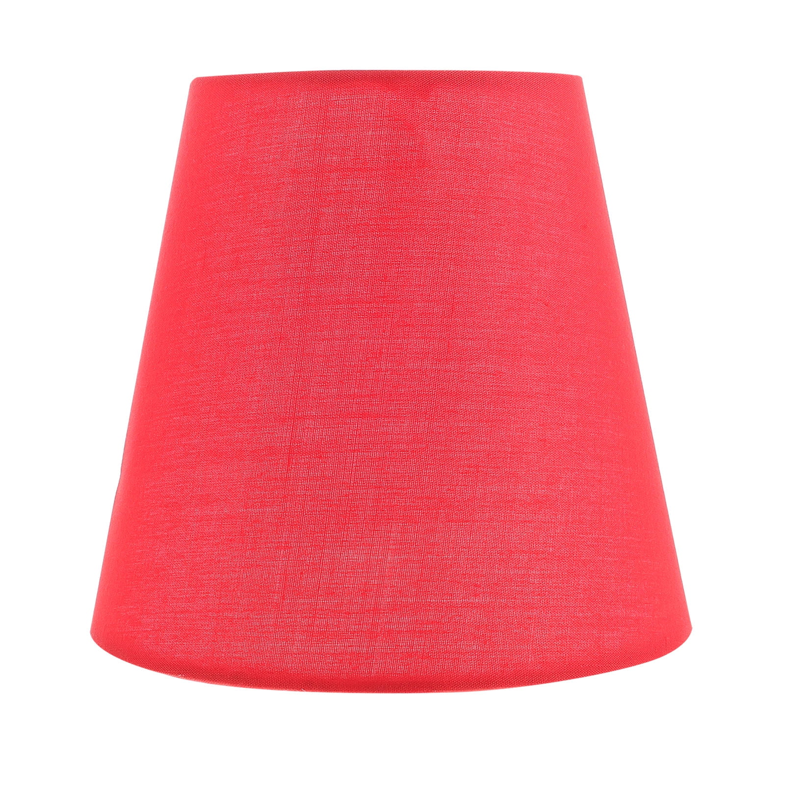 LOLIPPYY Elegant Red Fabric Drum Lamp Shade for Table Floor Wall Light ...