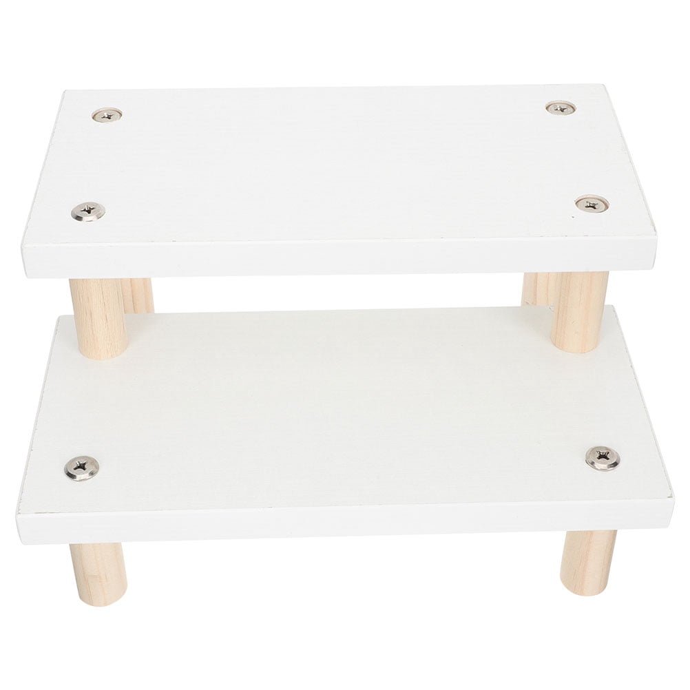 LOLIPPYY Elegant Stair Shape Display Racks Wood Storage for Hobbyists ...