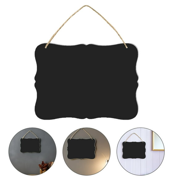 LOLIPPYY Erasable Message Board Chalkboard Sign Wall Decor with Rope ...