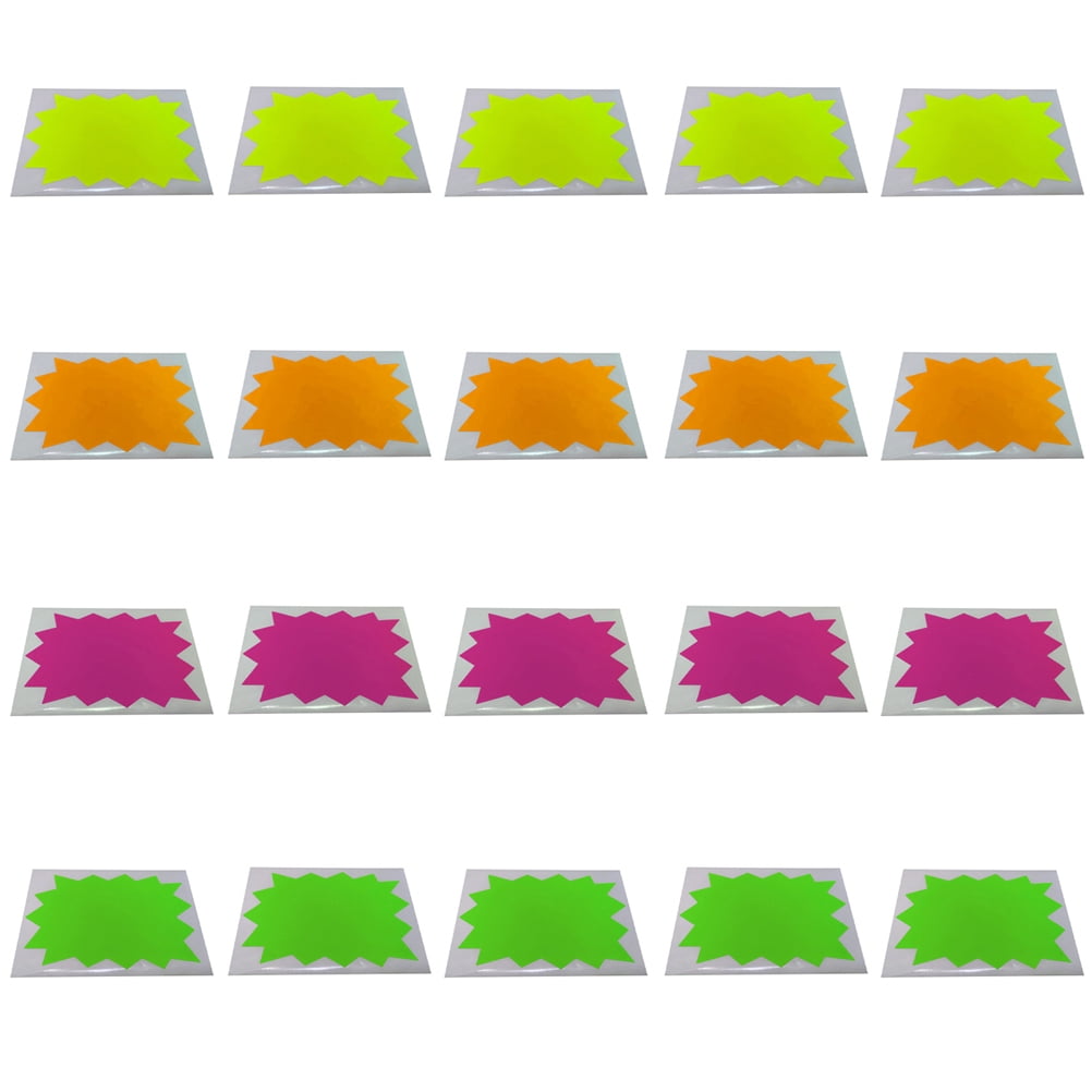 LOLIPPYY Price Stickers Assorted Color Adhesive Labels for Retail Store ...